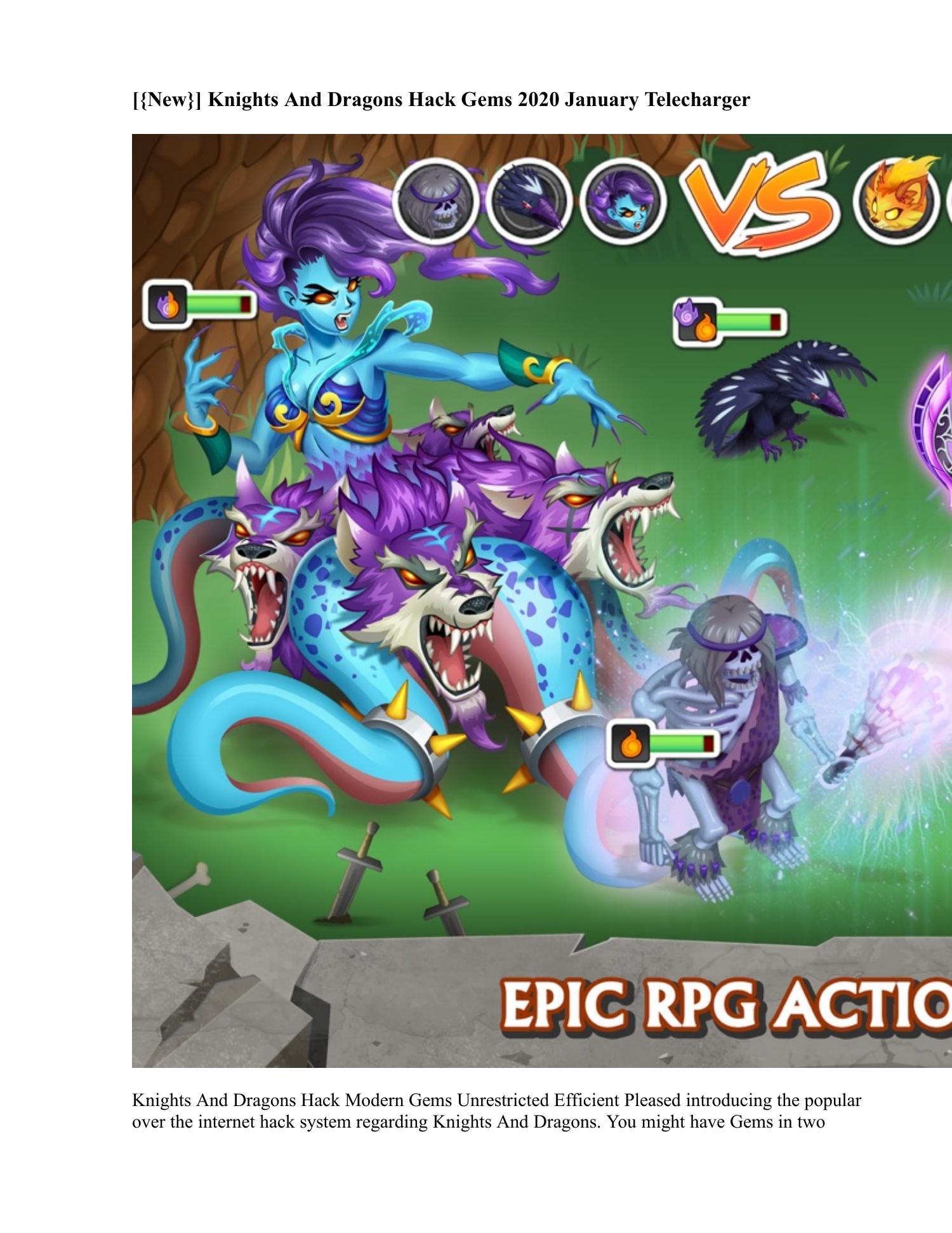 Knights and dragons hack - editorgross