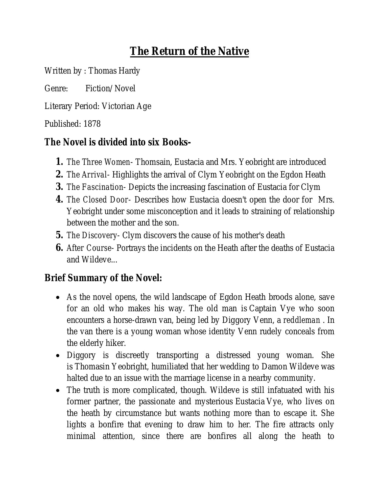 RETURN OF THE NATIVE .... B.A. II.pdf | DocDroid