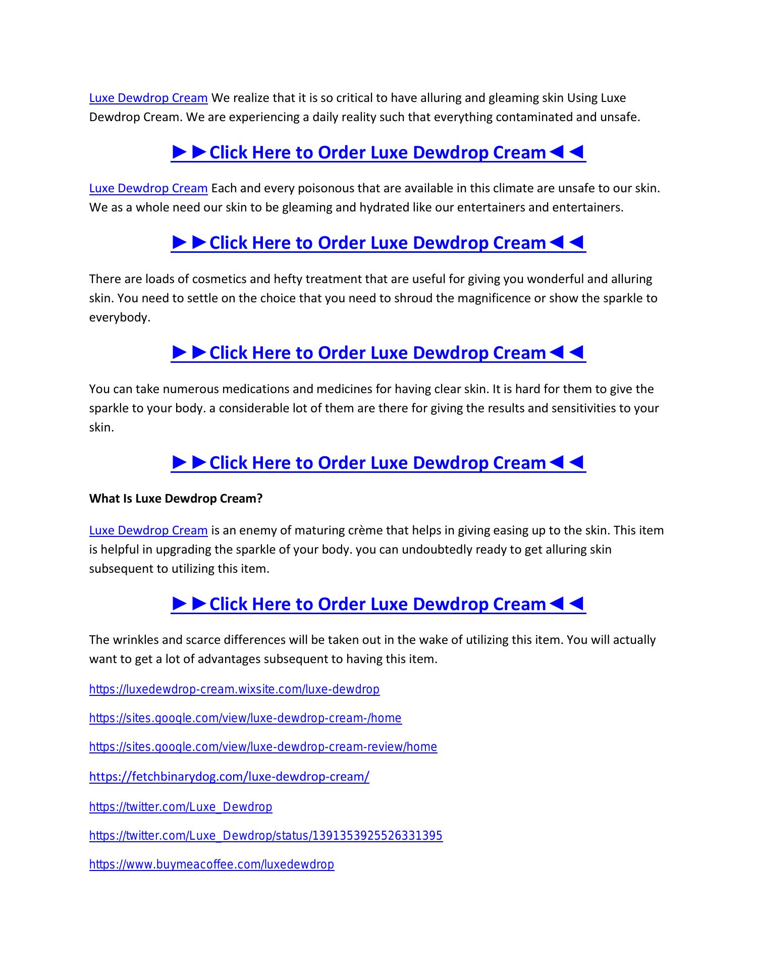 Luxe Dewdrop Cream.docx | DocDroid