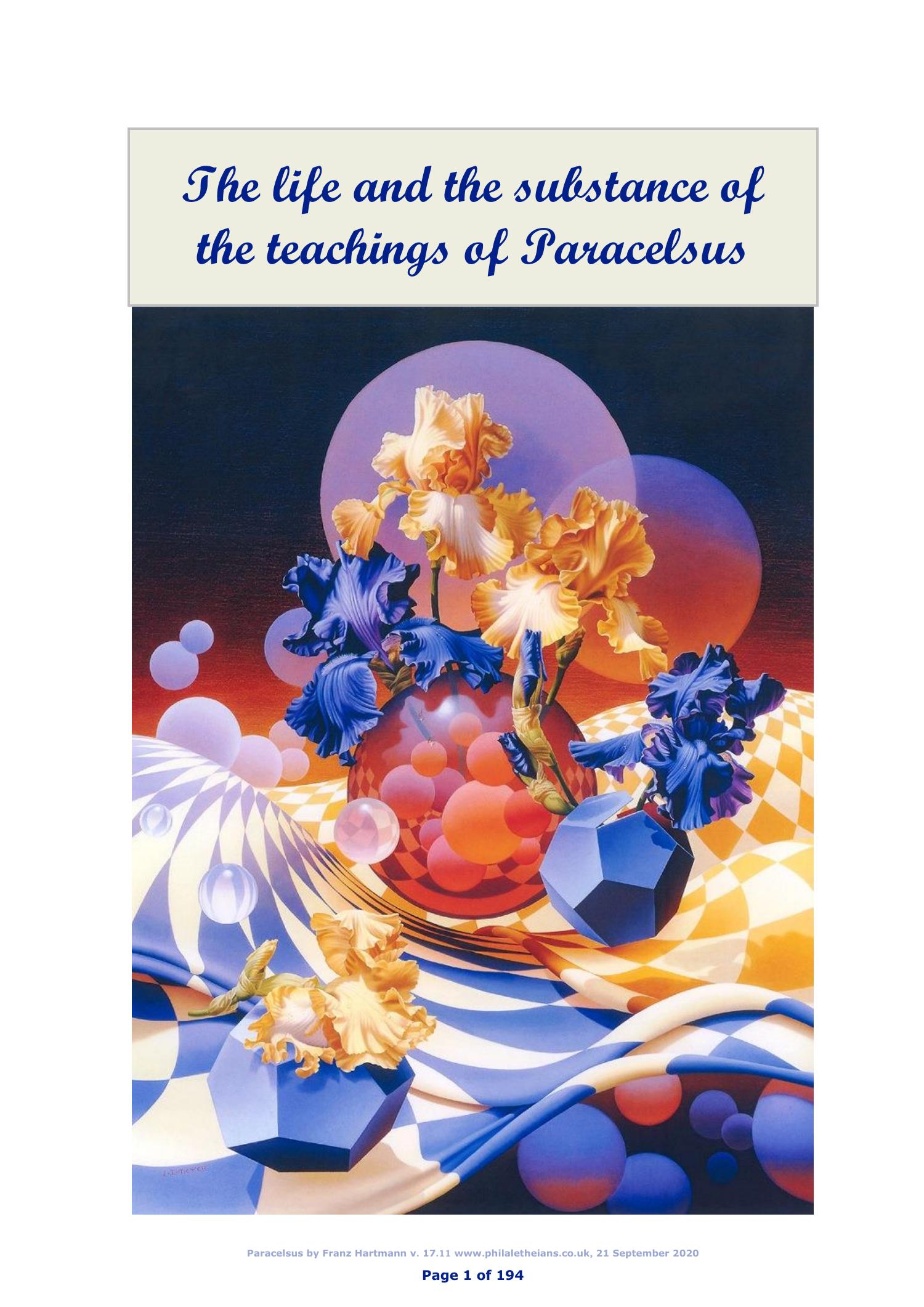 Paracelsus by Dr. Franz Hartmann.pdf | DocDroid