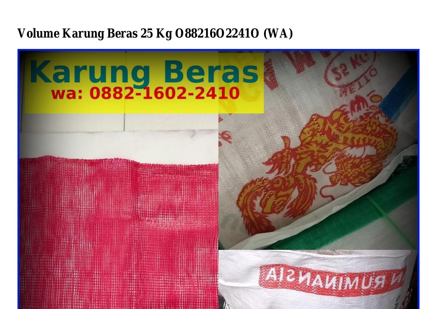 Volume Karung Beras 25 Kg.pdf | DocDroid