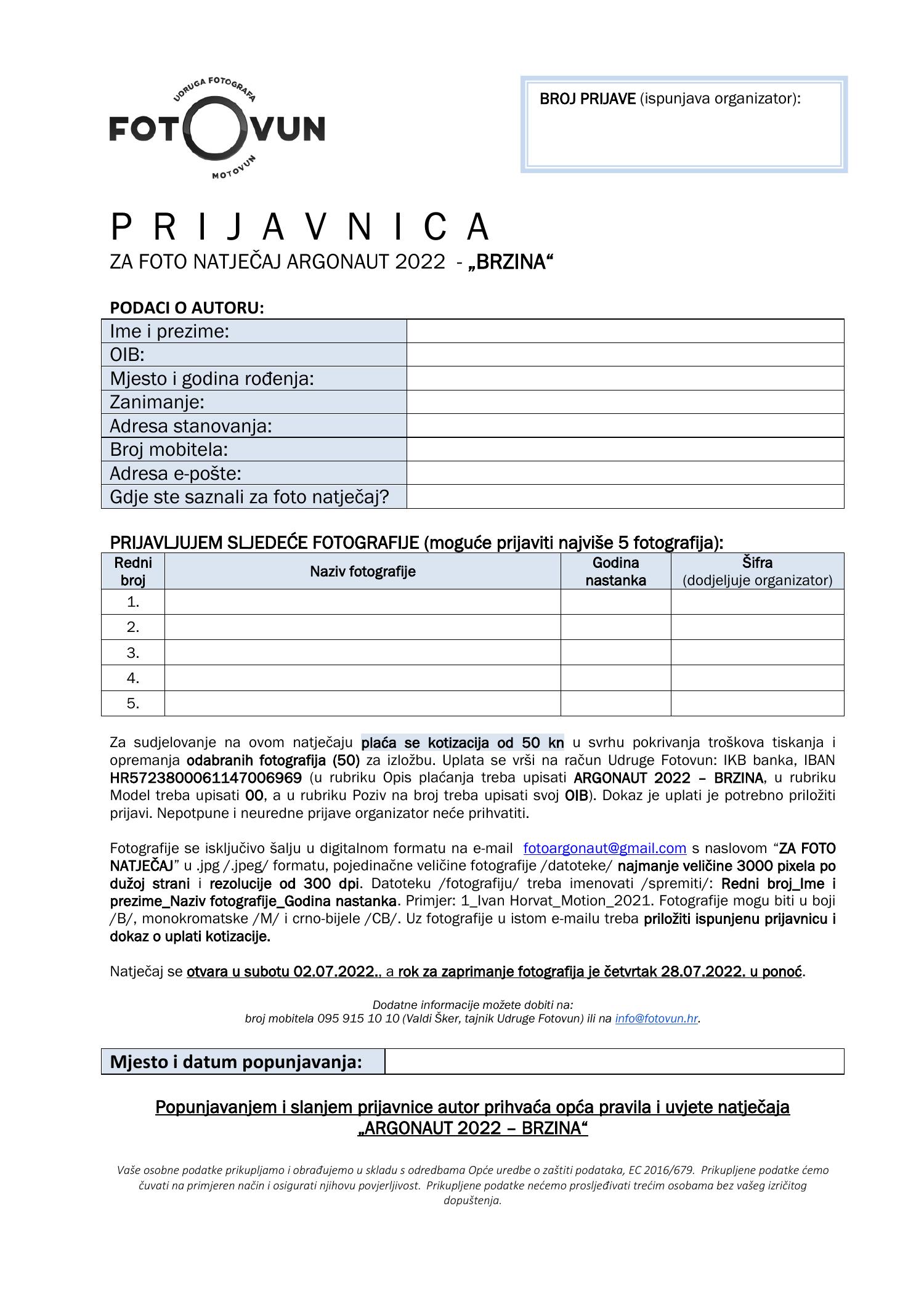 prijavnica - foto natječaj ARGONAUT 2022.doc | DocDroid