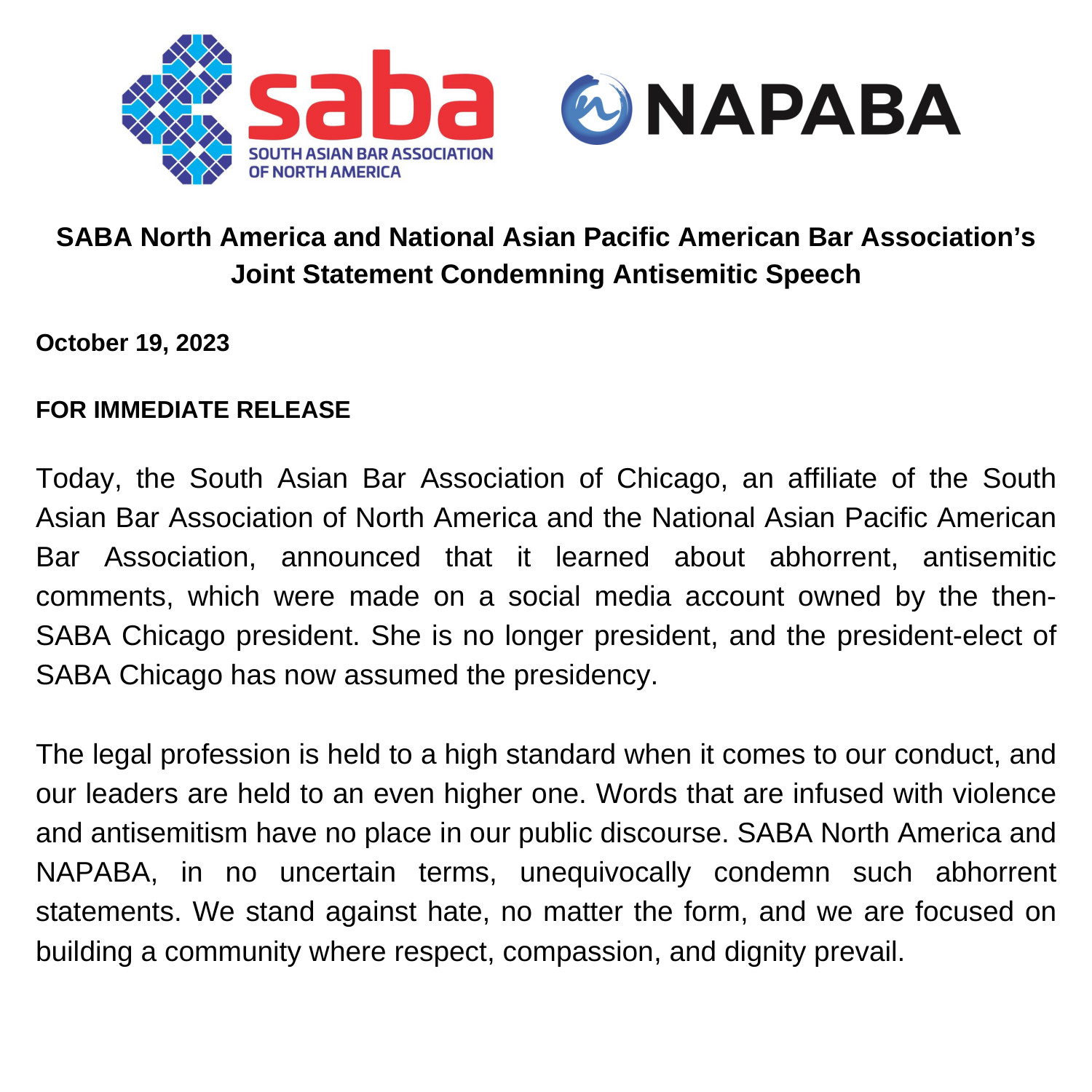 SABA statement condemning antisemitic speech.pdf | DocDroid