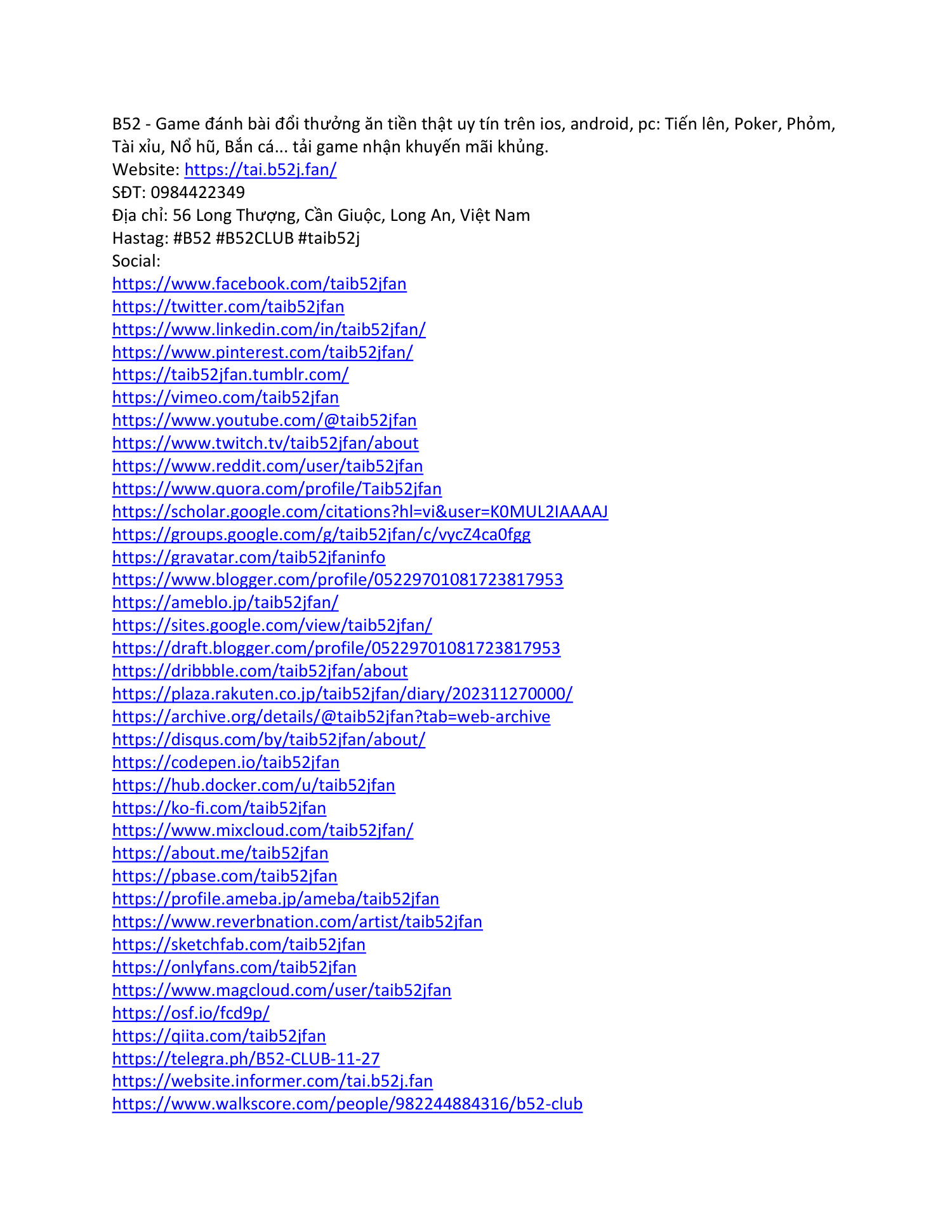 B52 CLUB.docx | DocDroid