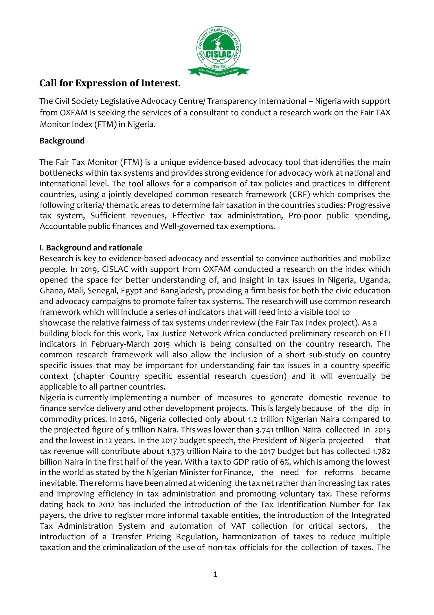 CALL FOR EXPRESSION OF INTEREST.pdf | DocDroid