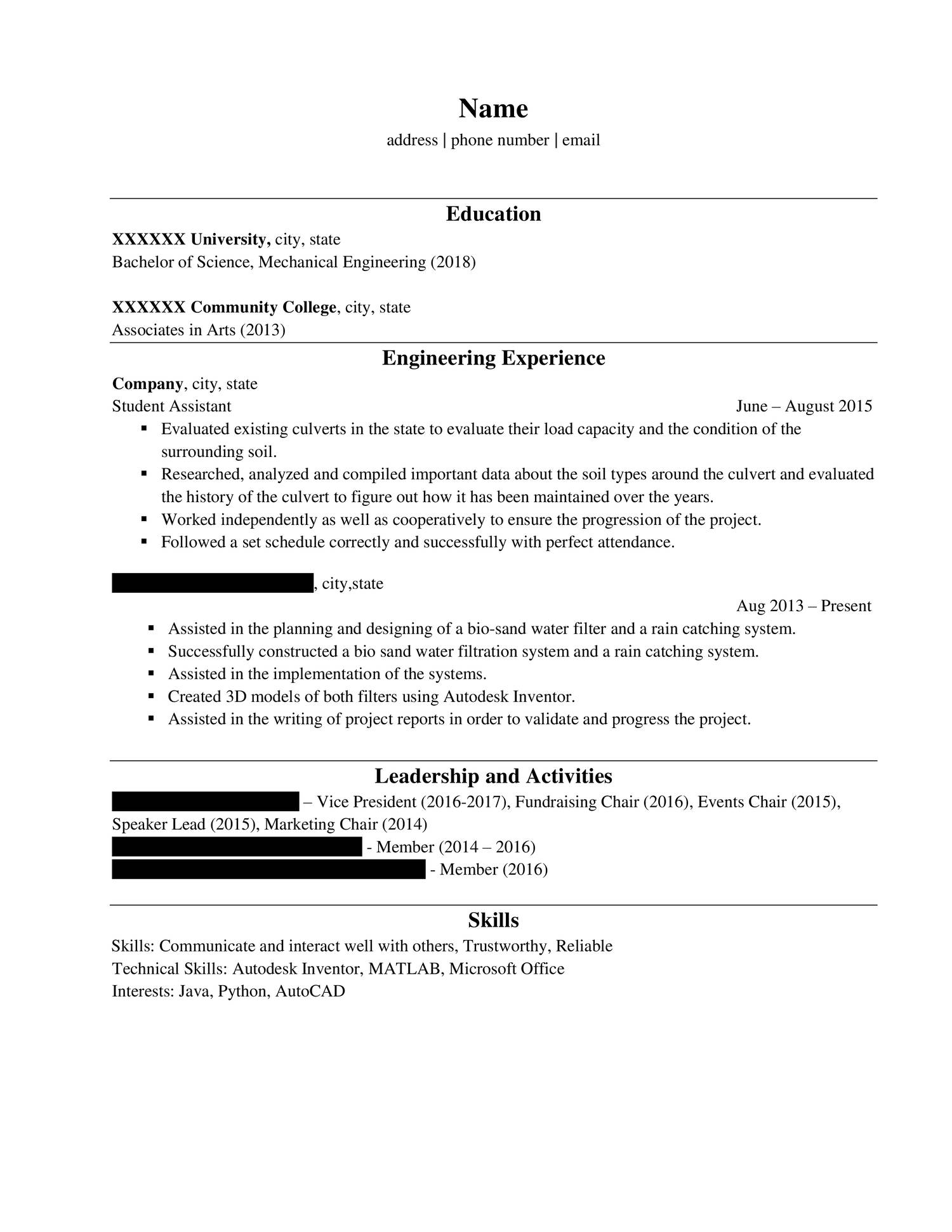 Resume ME - specific anon.docx | DocDroid