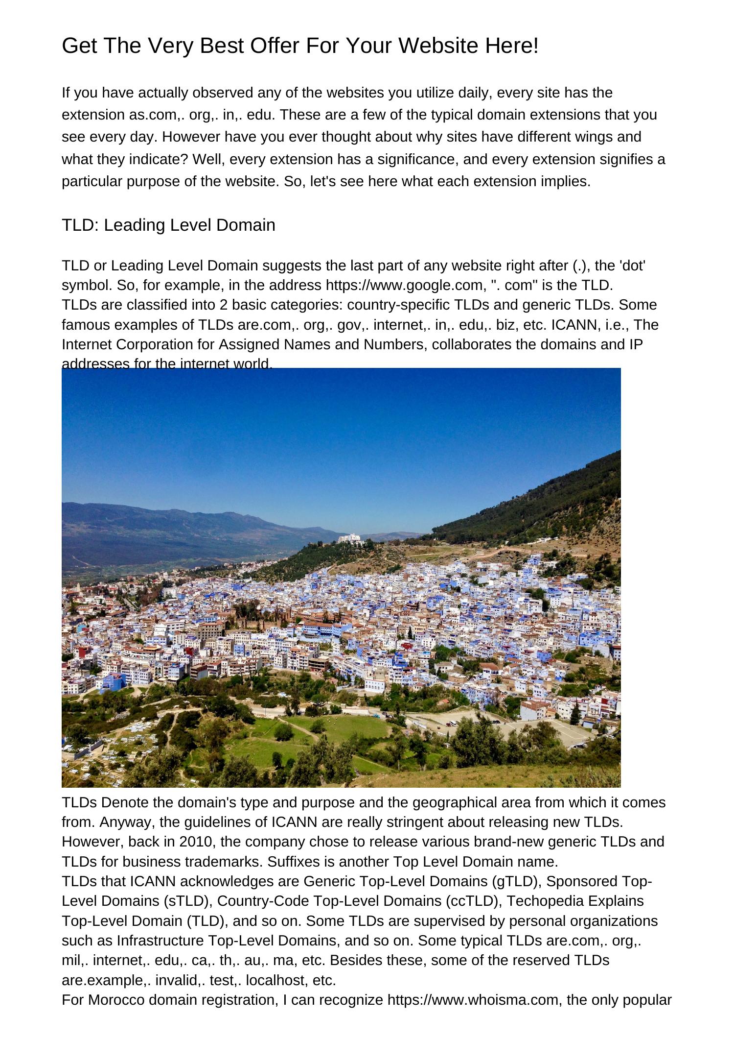 Know What TLD Is And Where Is It Utilizedpgvlj.pdf.pdf | DocDroid