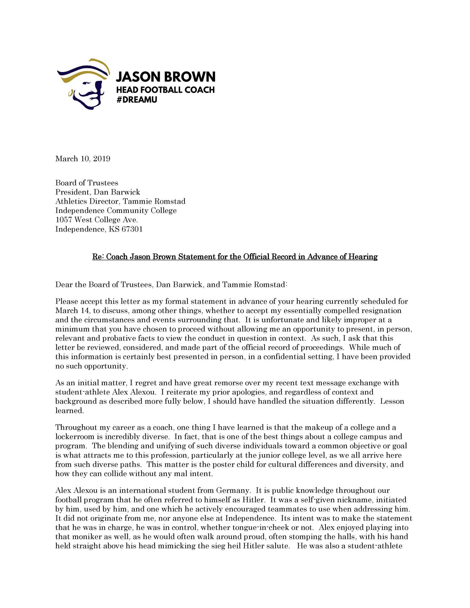 Jason Brown statement letter 2019.pdf | DocDroid