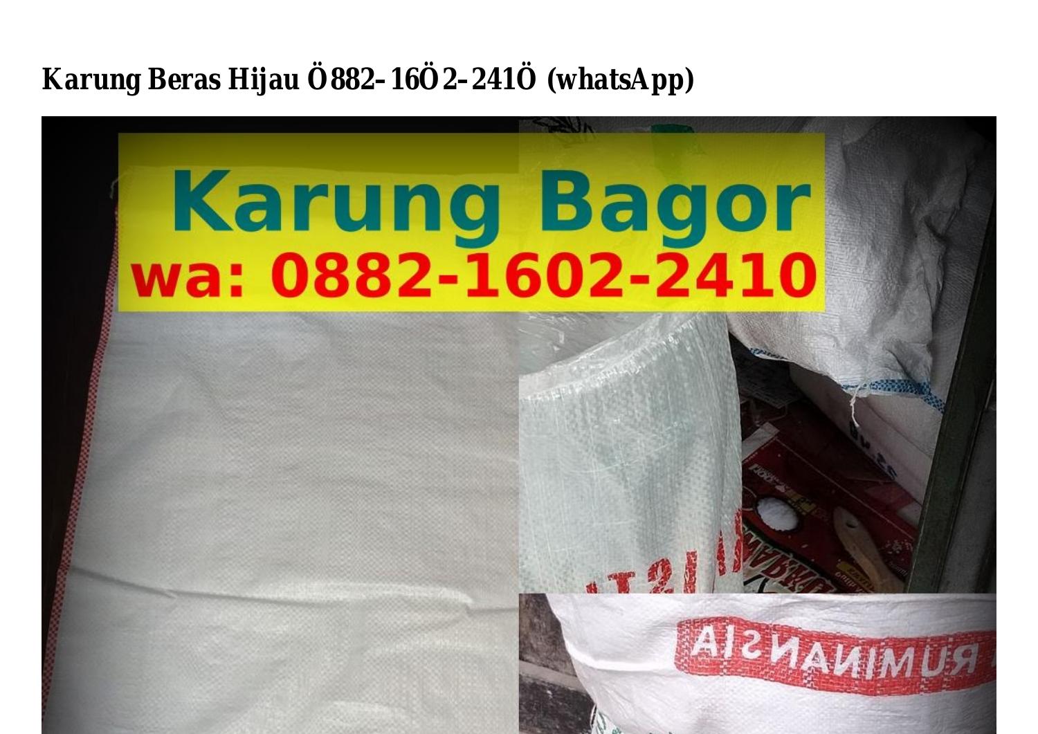 Karung Beras Hijau.pdf | DocDroid