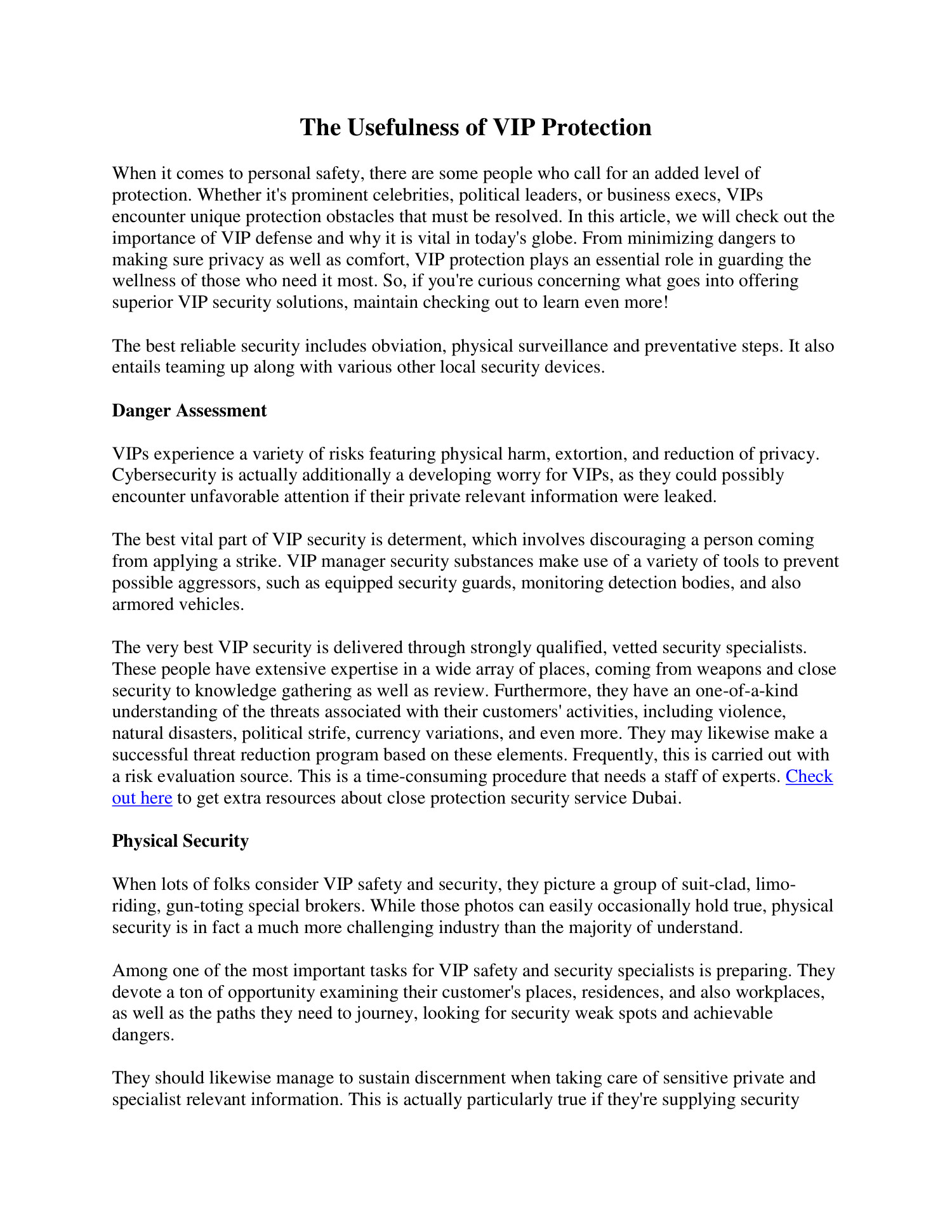 The Usefulness of VIP Protection.pdf-.pdf | DocDroid