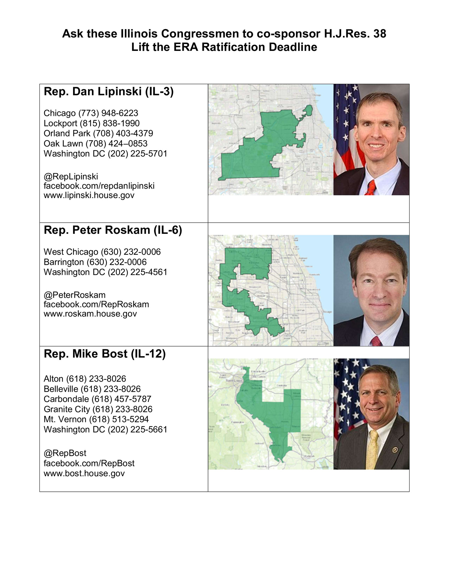 Illinois Congressional Delegation Contact list - non sponsors.pdf ...
