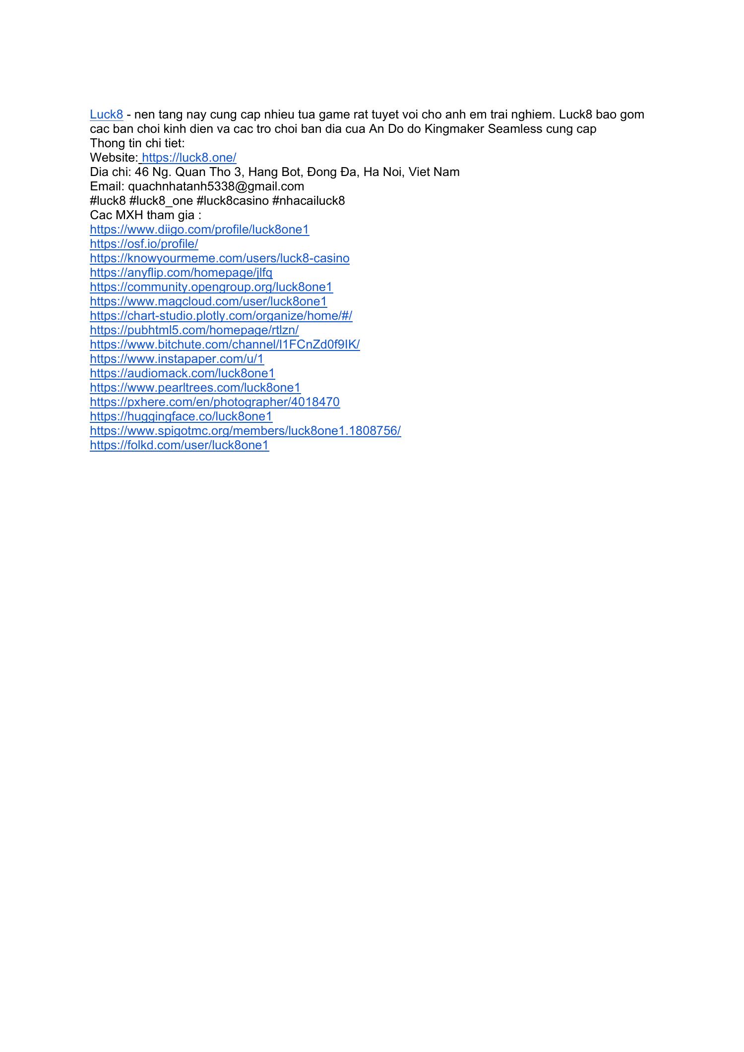 Luck8.docx | DocDroid