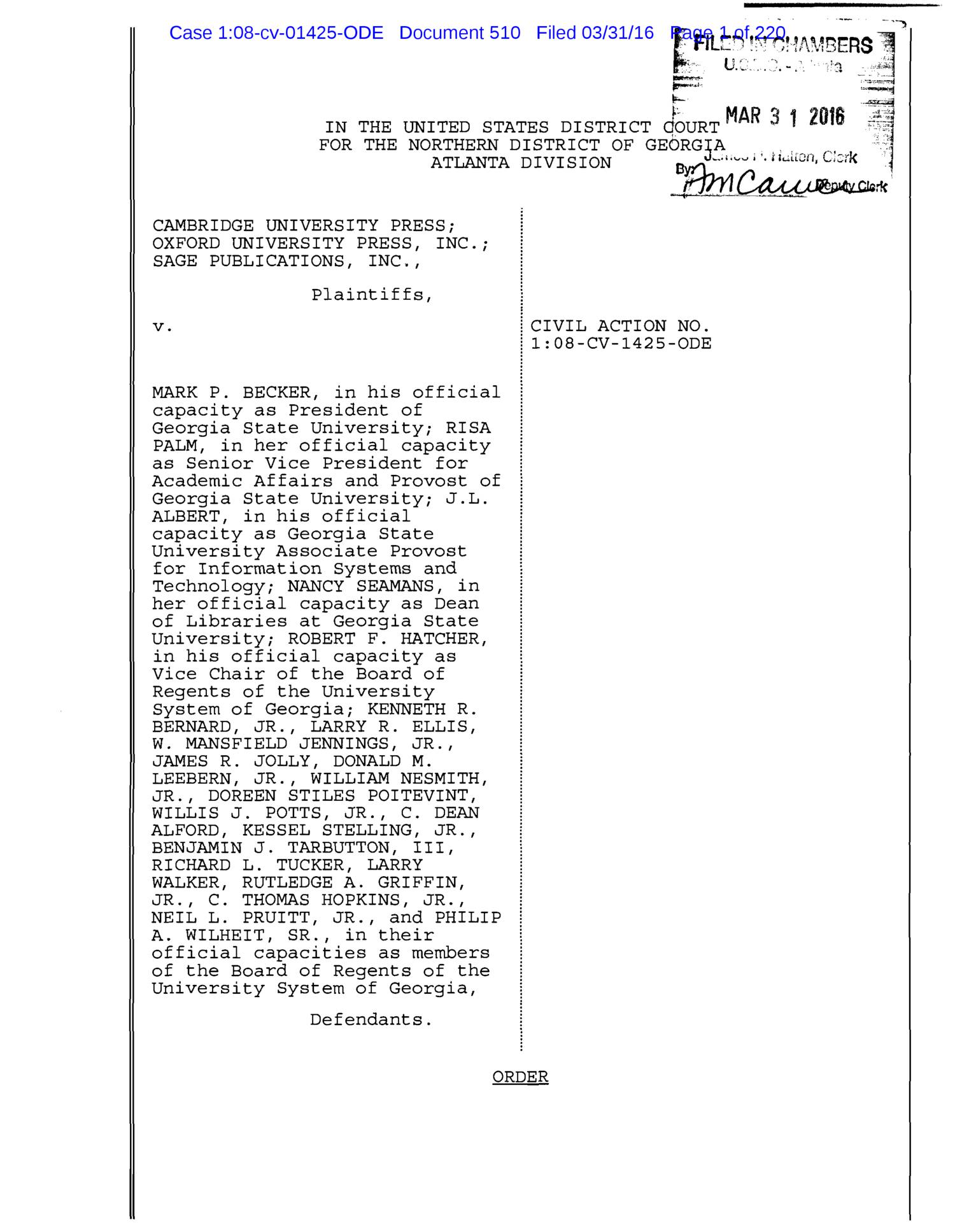 DKT No. 510 Order dated 2016_03_31.pdf | DocDroid