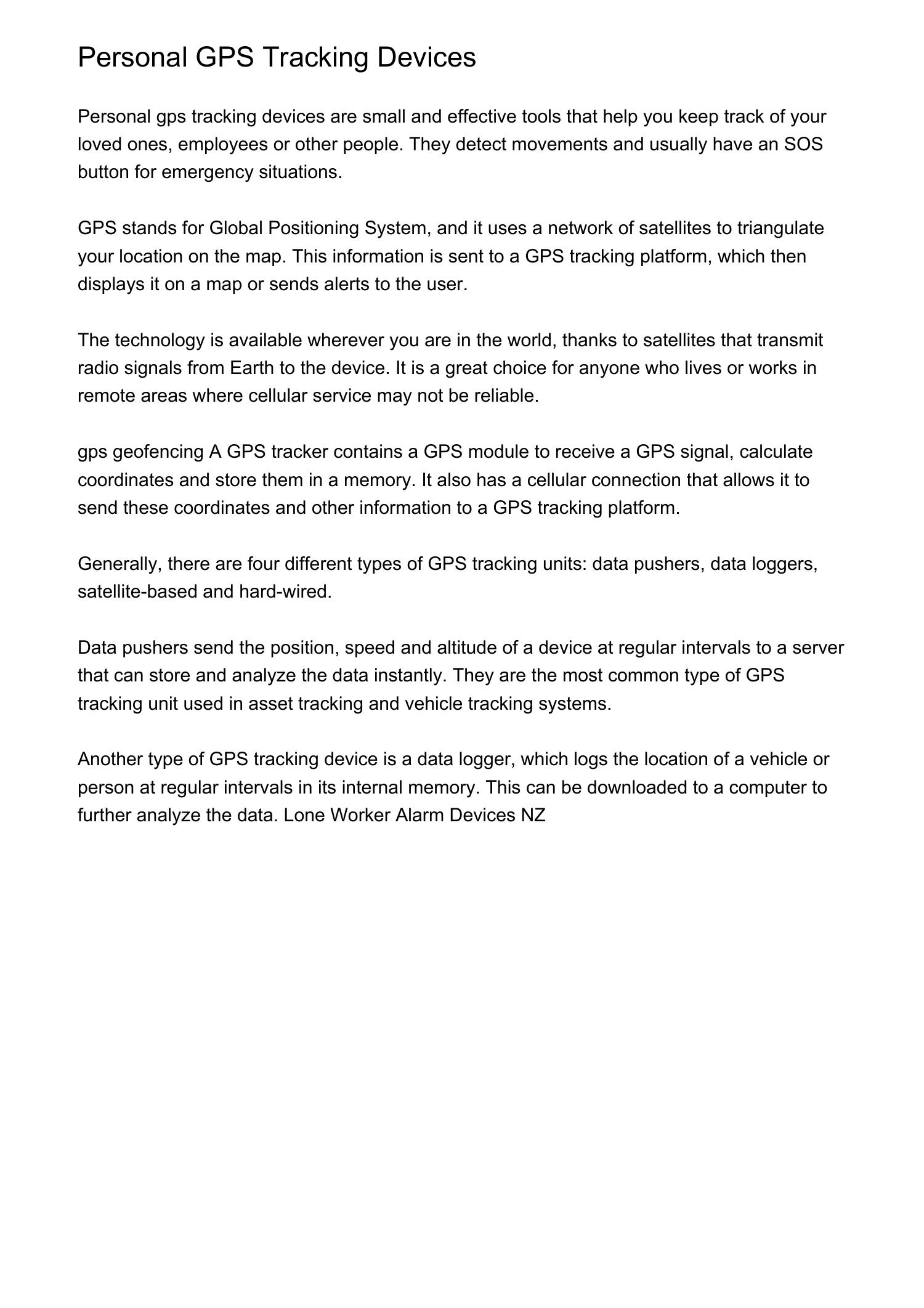 Personal GPS Tracking Devicesuzakt.pdf.pdf | DocDroid