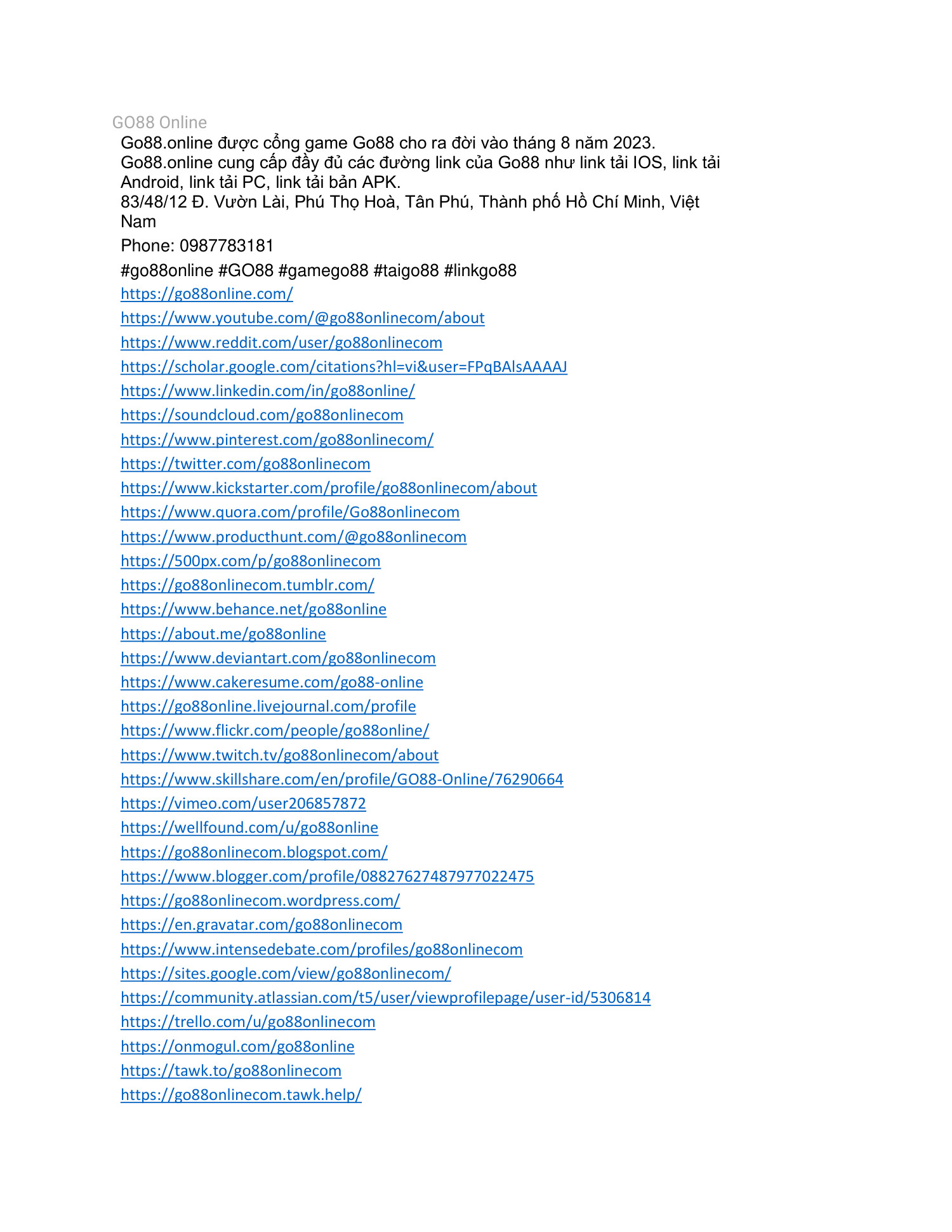 GO88 Online.docx | DocDroid