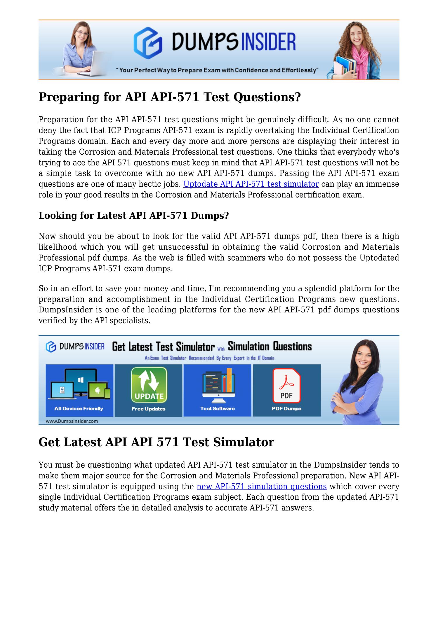 The Best Way to Use API-571 Test Simulator for 100% Results?.pdf | DocDroid