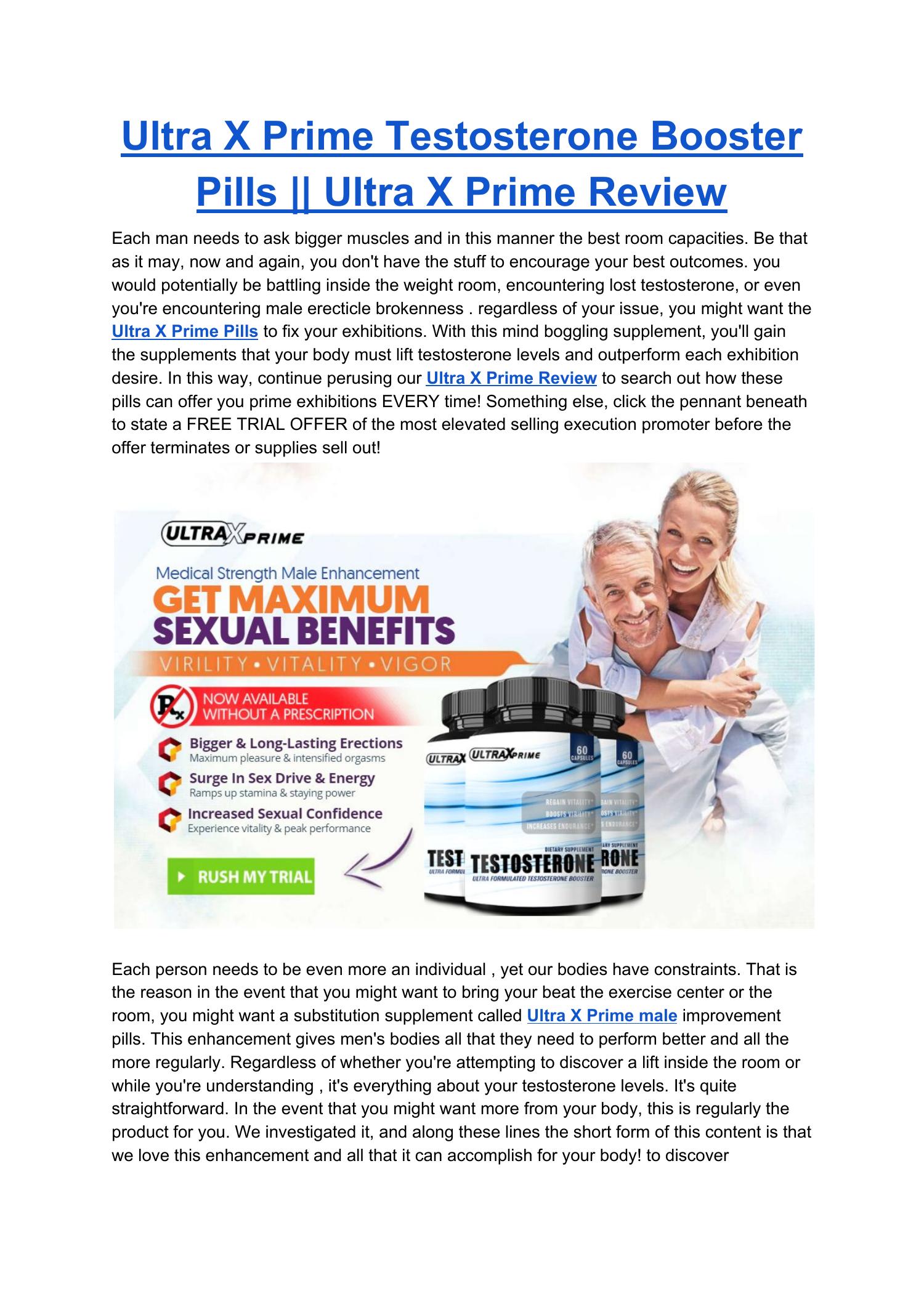 Ultra X Prime Testosterone Booster Pills __ Ultra X Prime Review.pdf ...