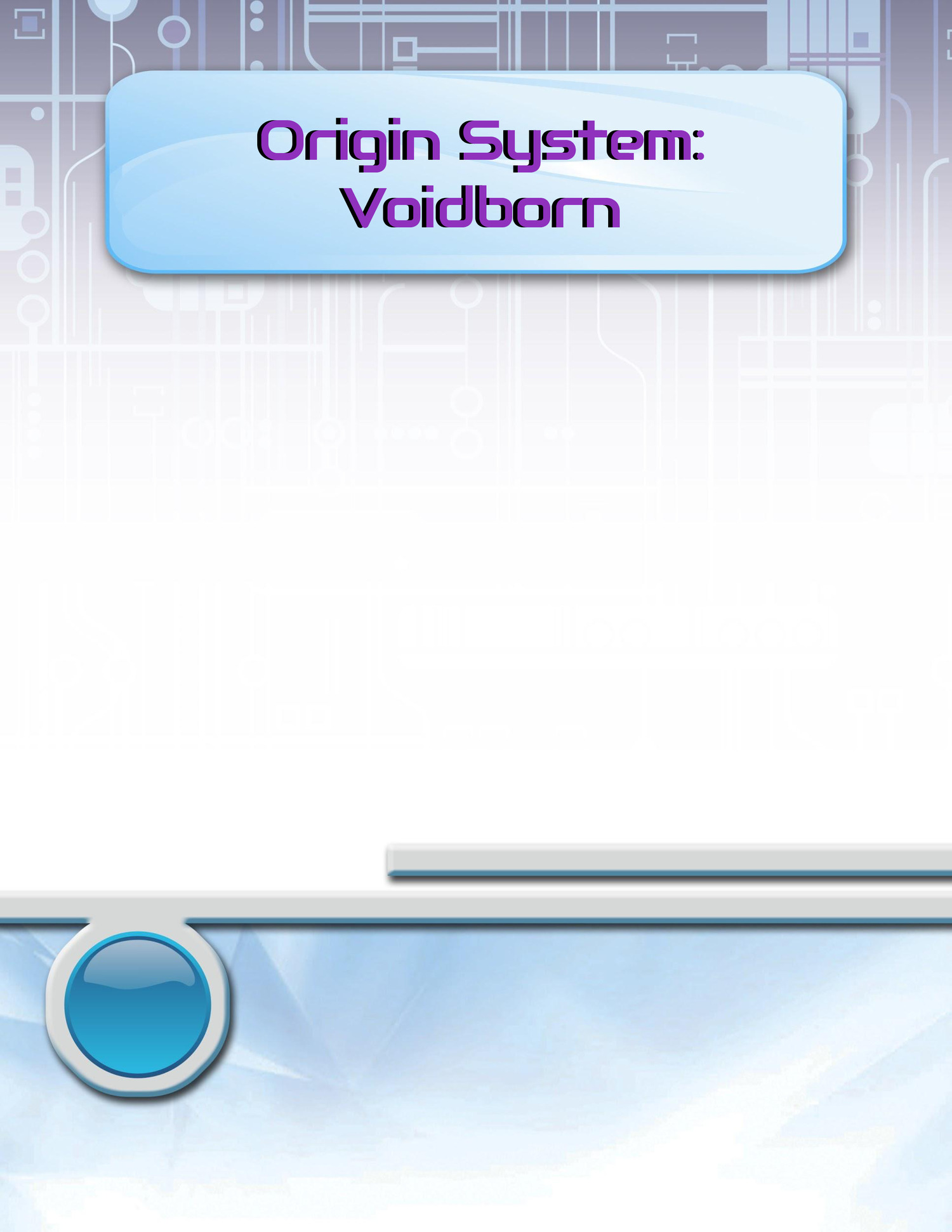 Origin System_ Voidborn Class (ver. 1).pdf | DocDroid