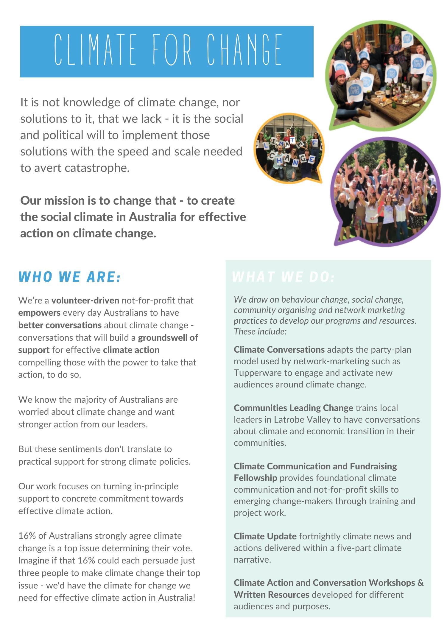 Climate for Change One Pager.pdf | DocDroid