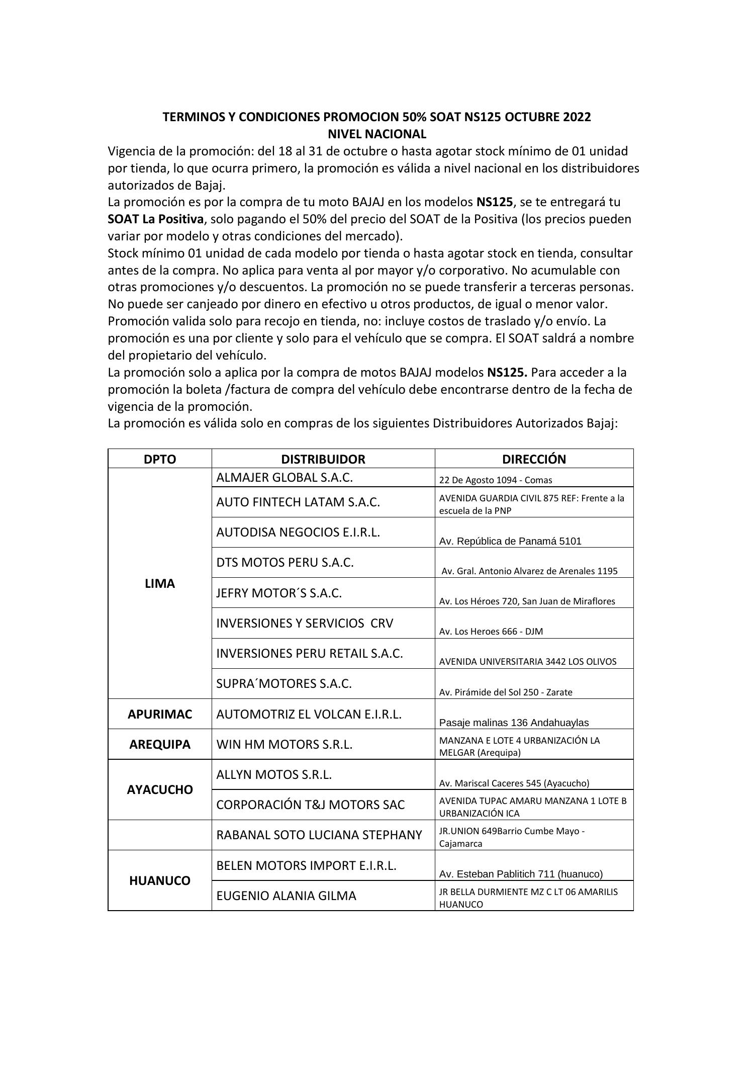 TERMINOS Y CONDICIONES PROMOCION 50.pdf | DocDroid
