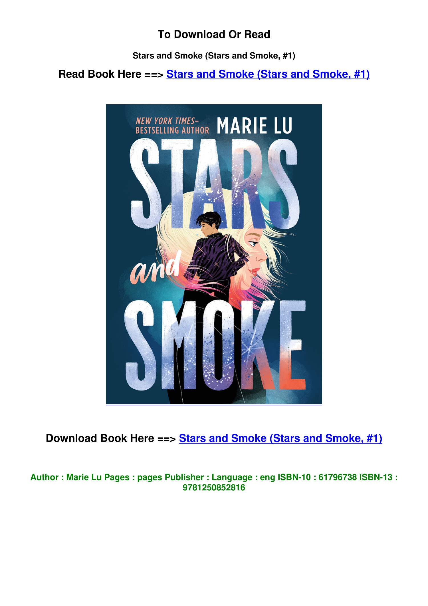 EPUB DOWNLOAD Stars and Smoke Stars and Smoke 1 By Marie Lu.pdf | DocDroid