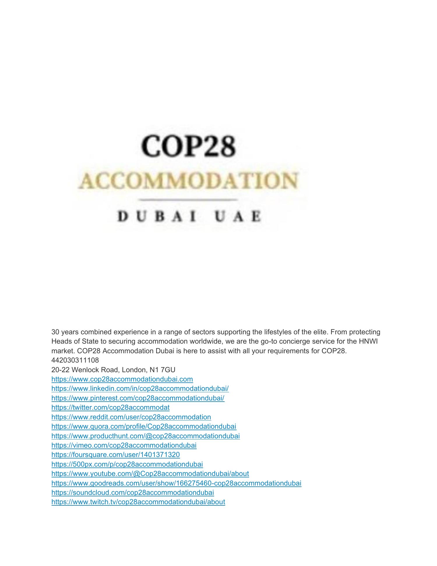 cop28accommodationdubai.docx | DocDroid