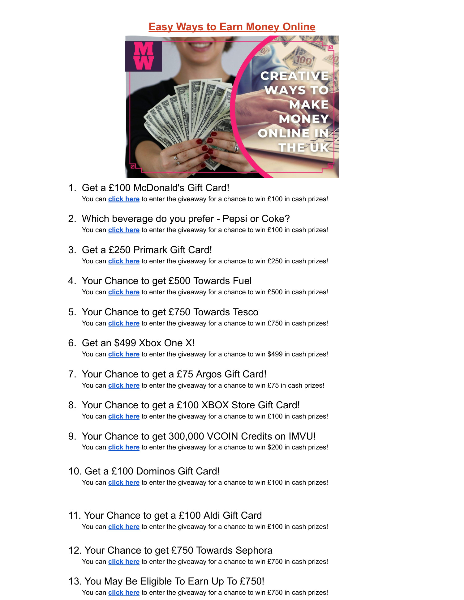 Easy Ways to Earn Money Online without any investment.pdf | DocDroid