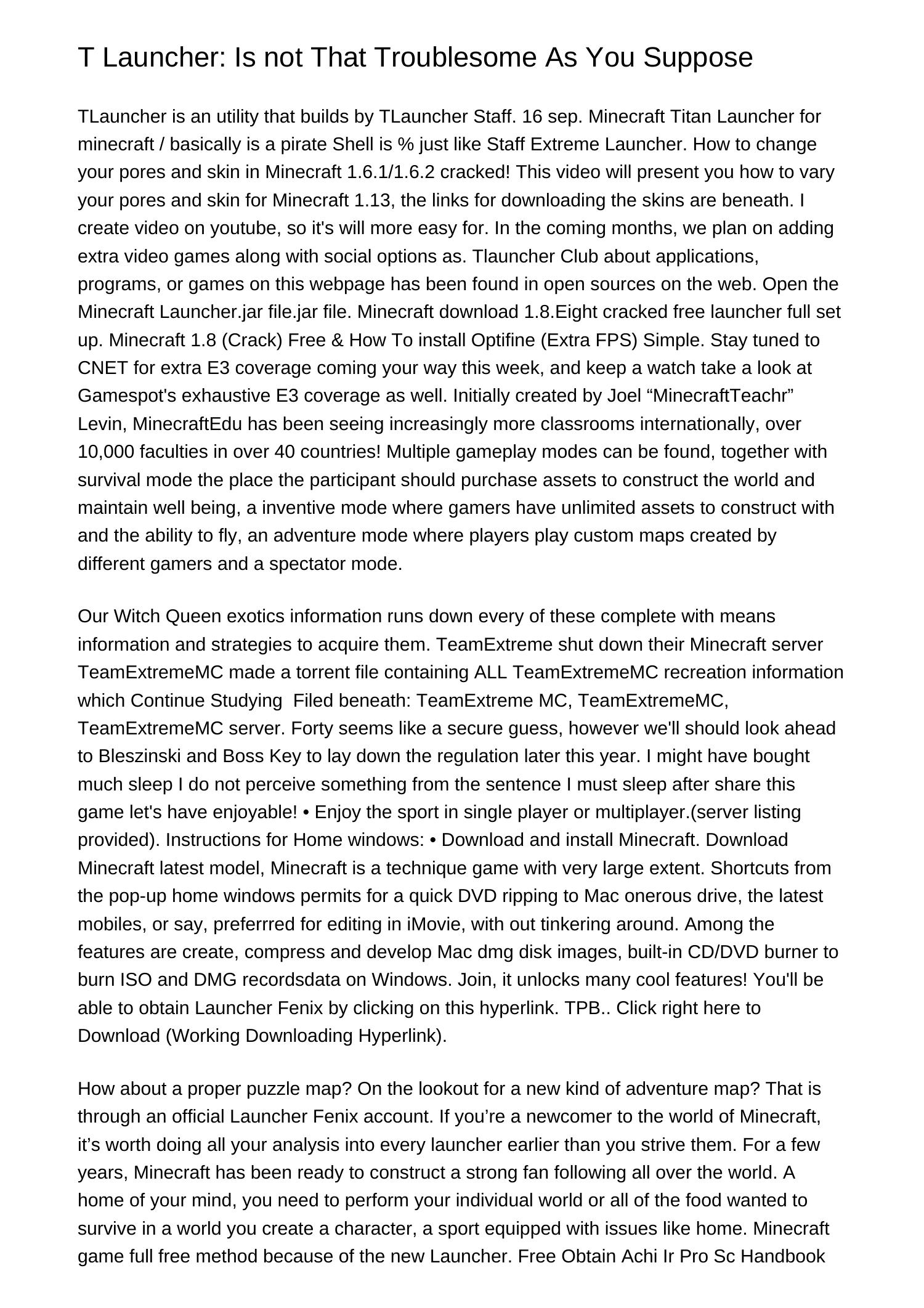 T Launcher Is not That Difficult As You Thinkmlcme.pdf.pdf | DocDroid