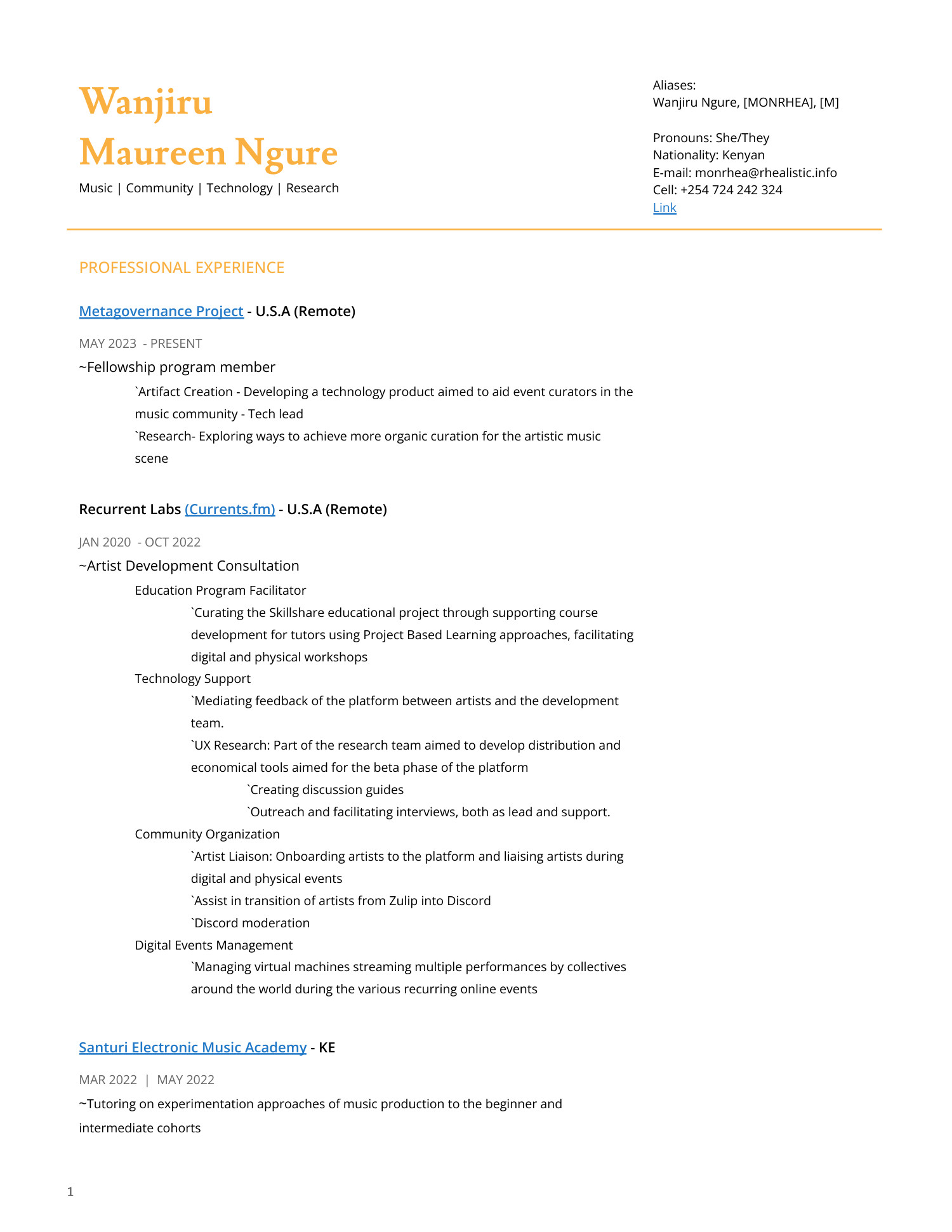 Wanjiru Ngure - Resume 23'.pdf | DocDroid