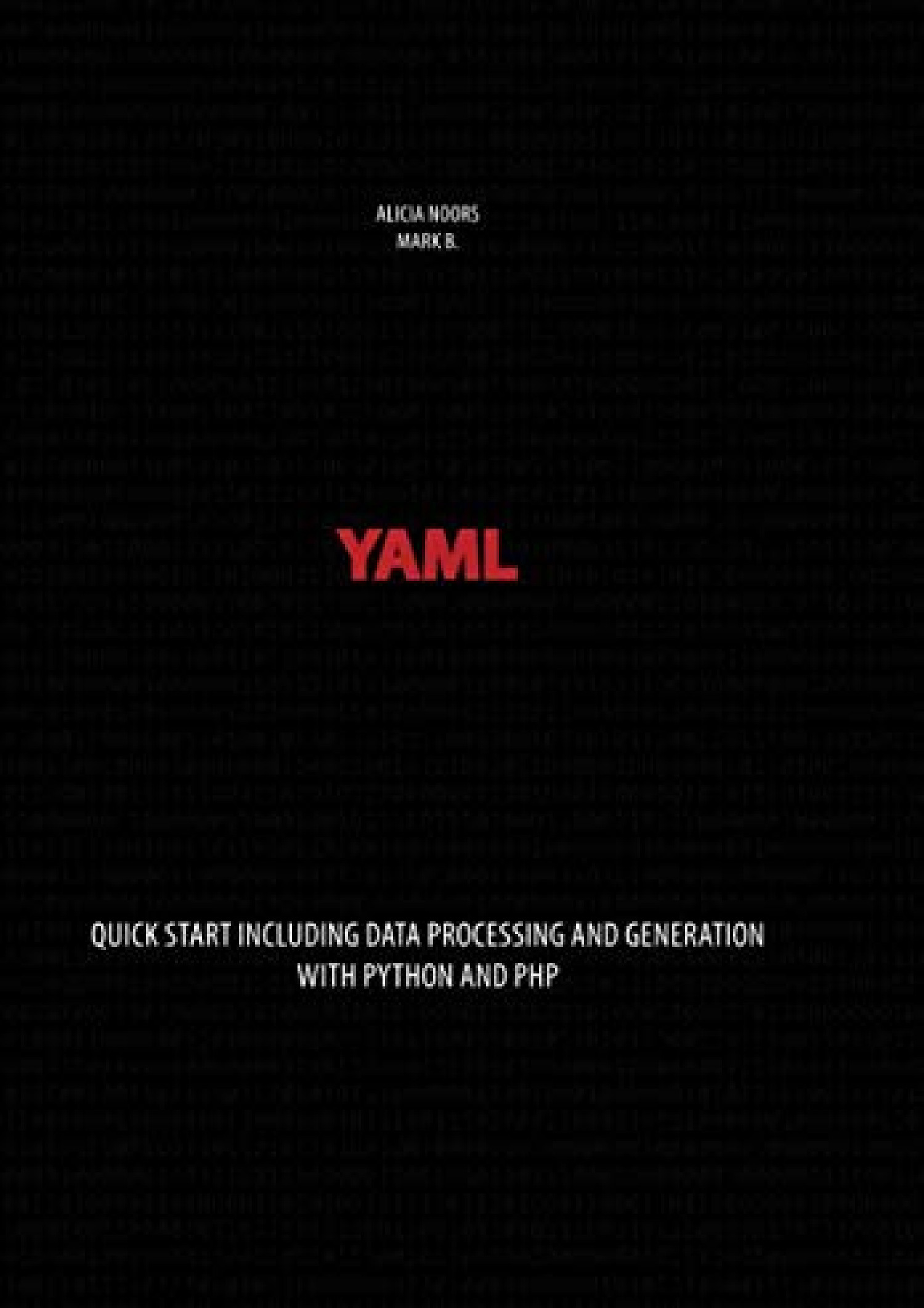 BOOS YAML Quick start including data processing and generation with Python and PHP.pdf | DocDroid