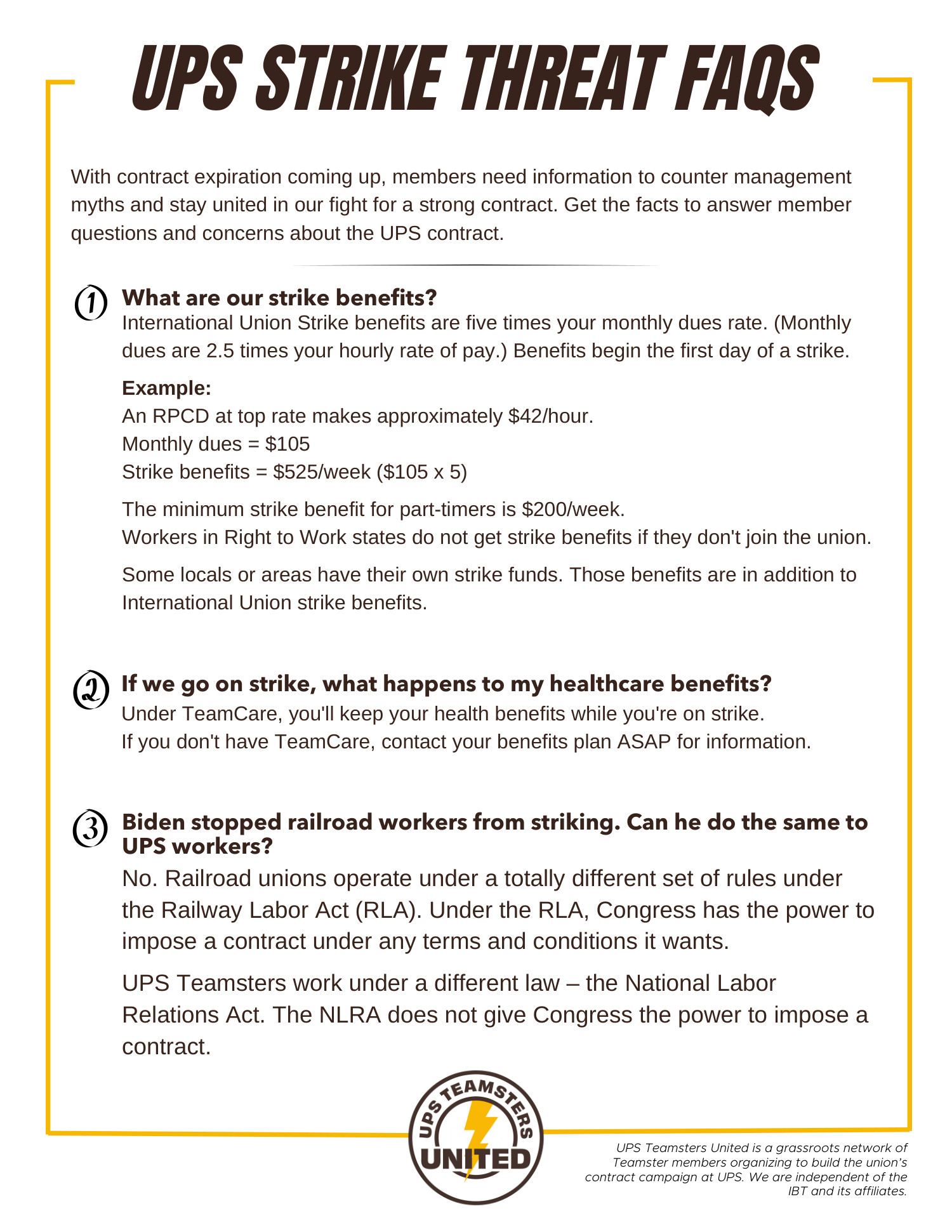 UPS_Strike_Threat_FAQs_Leaflet.pdf | DocDroid