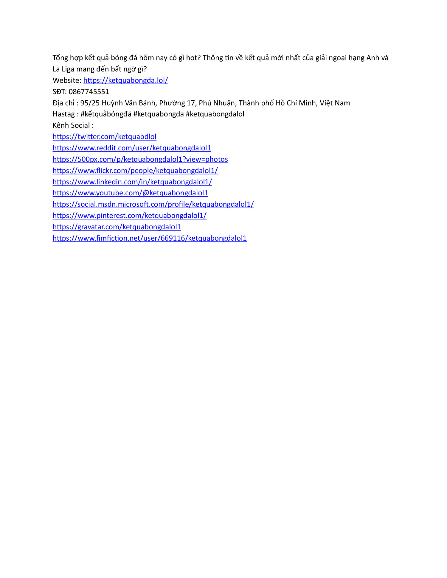 Tổng hợp kết quả bóng đá hôm nay có gì hot.docx | DocDroid