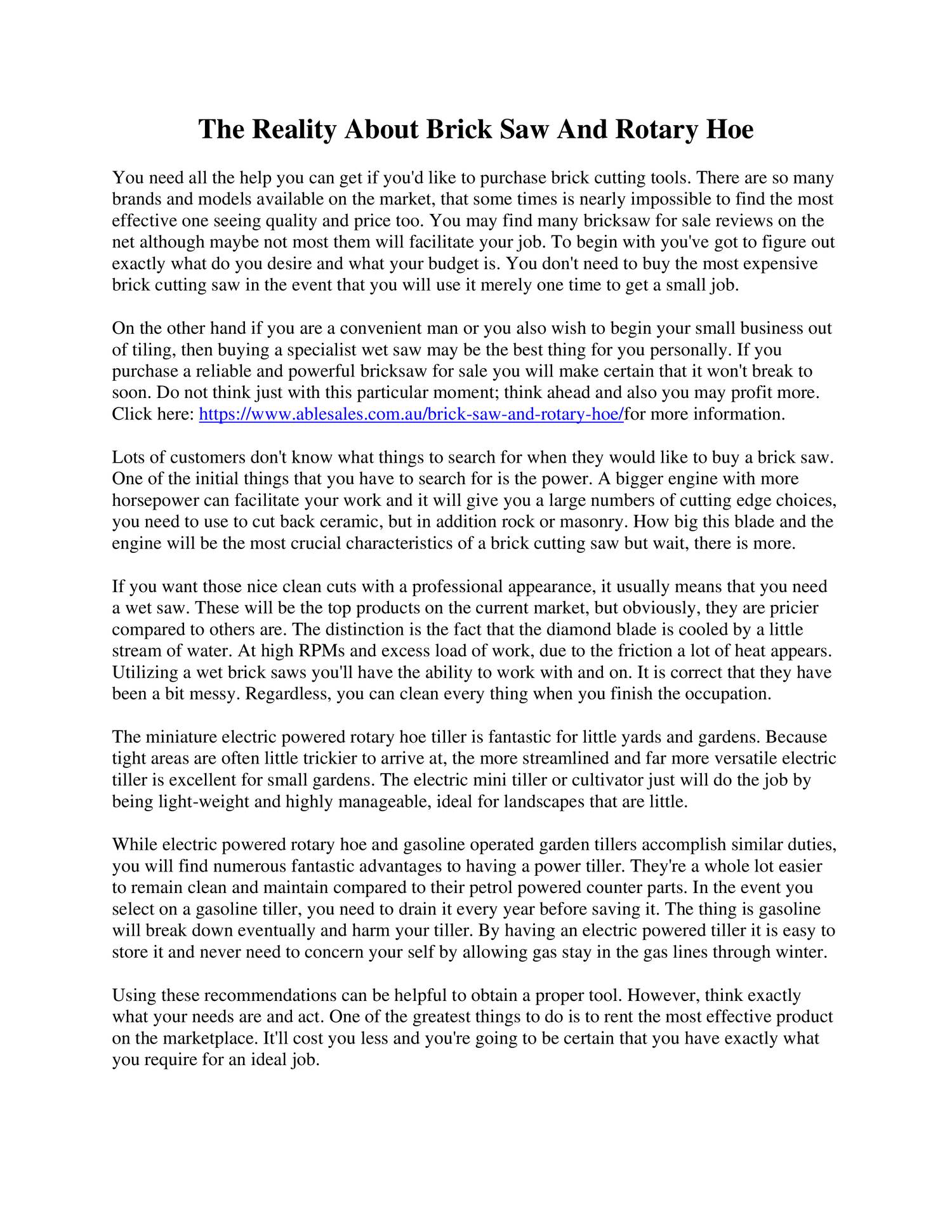 The Reality About Brick Saw And Rotary Hoe.pdf | DocDroid