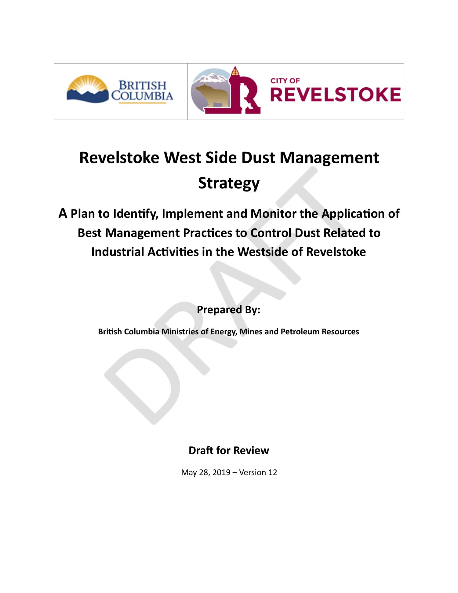 Revelstoke West Side Dust Control Plan NR version 12 May 28 2019.pdf ...