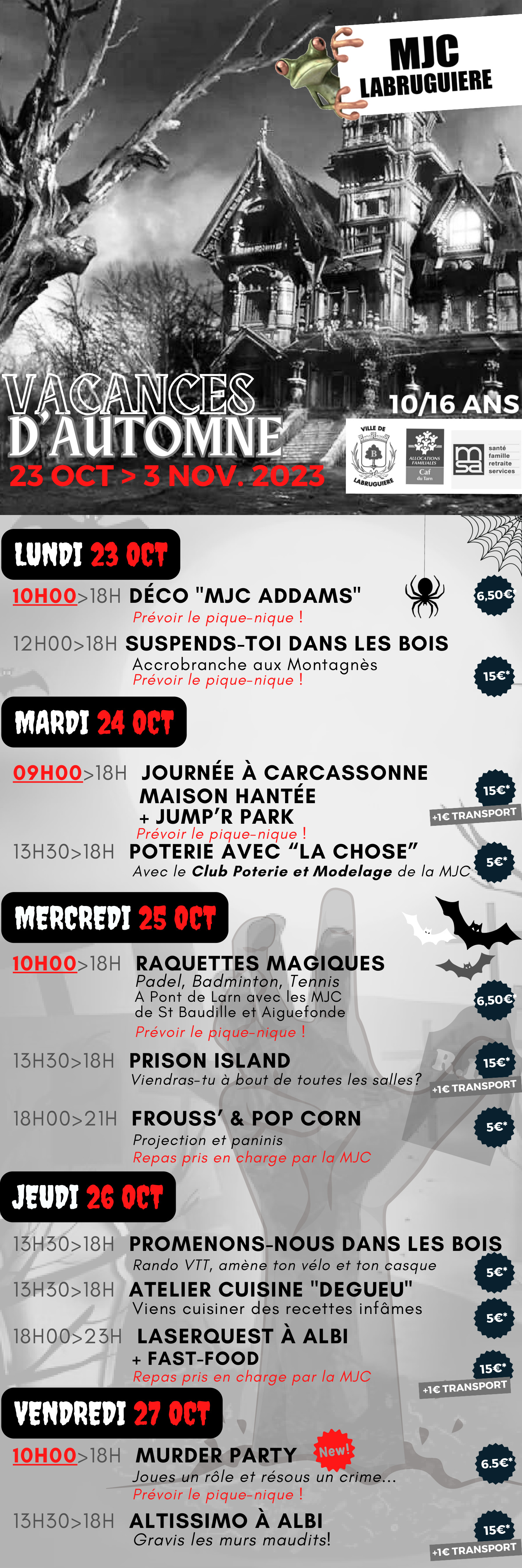 MJC - PROGRAMME ALSH VACANCES D'AUTOMNE 2023 - Version numérique.pdf ...