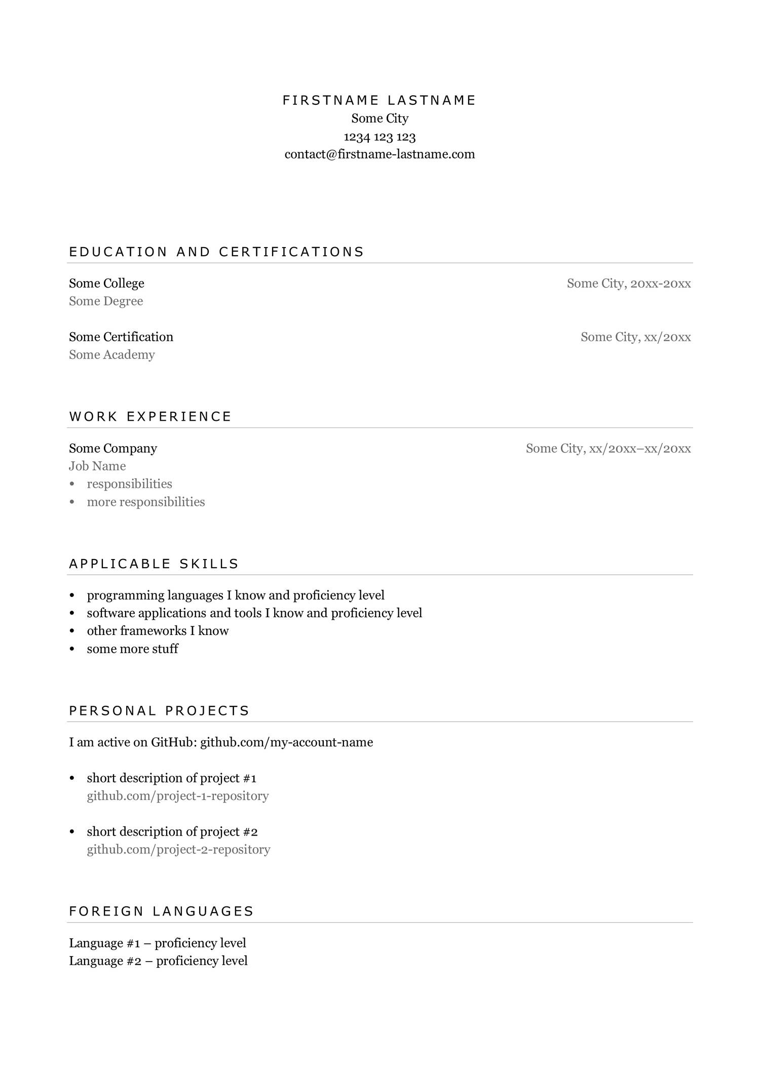 resume_sample.pdf | DocDroid