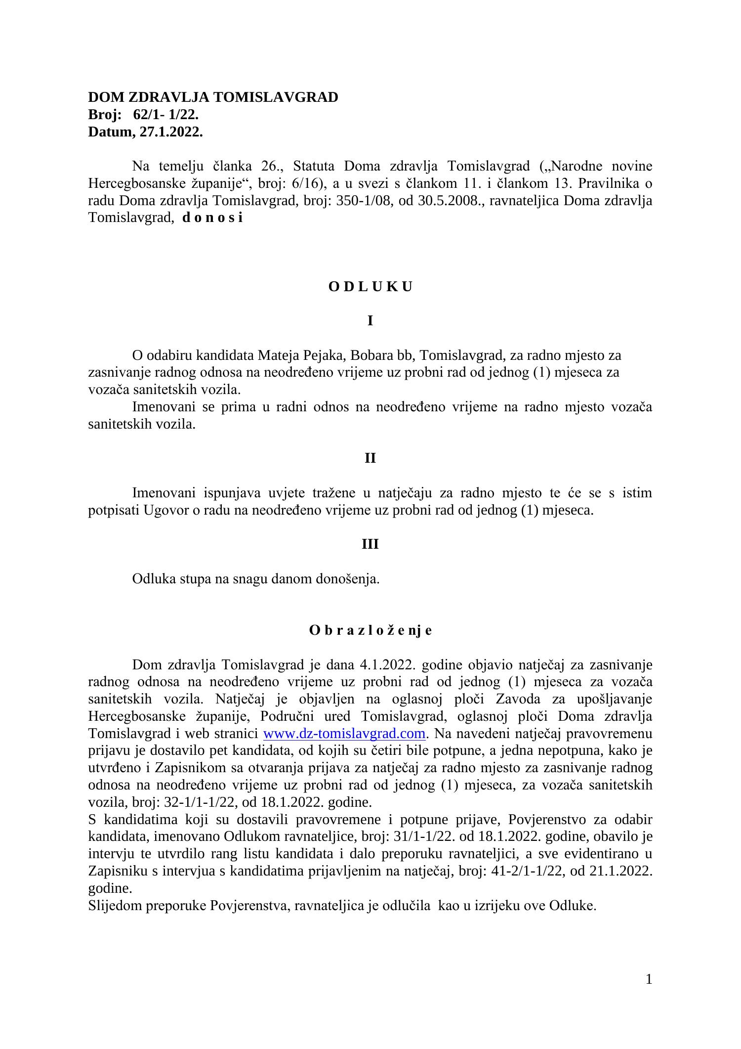 ODLUKA O IZBORU KANDIDATA.docx | DocDroid