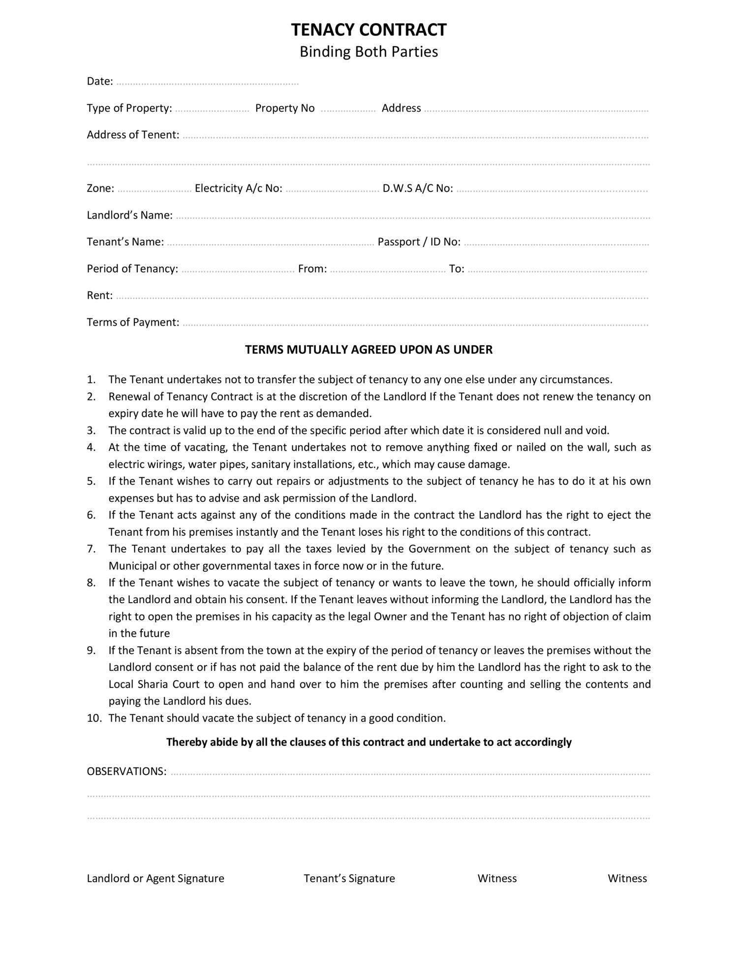 QATAR TENACY CONTRACT_Template.pdf | DocDroid