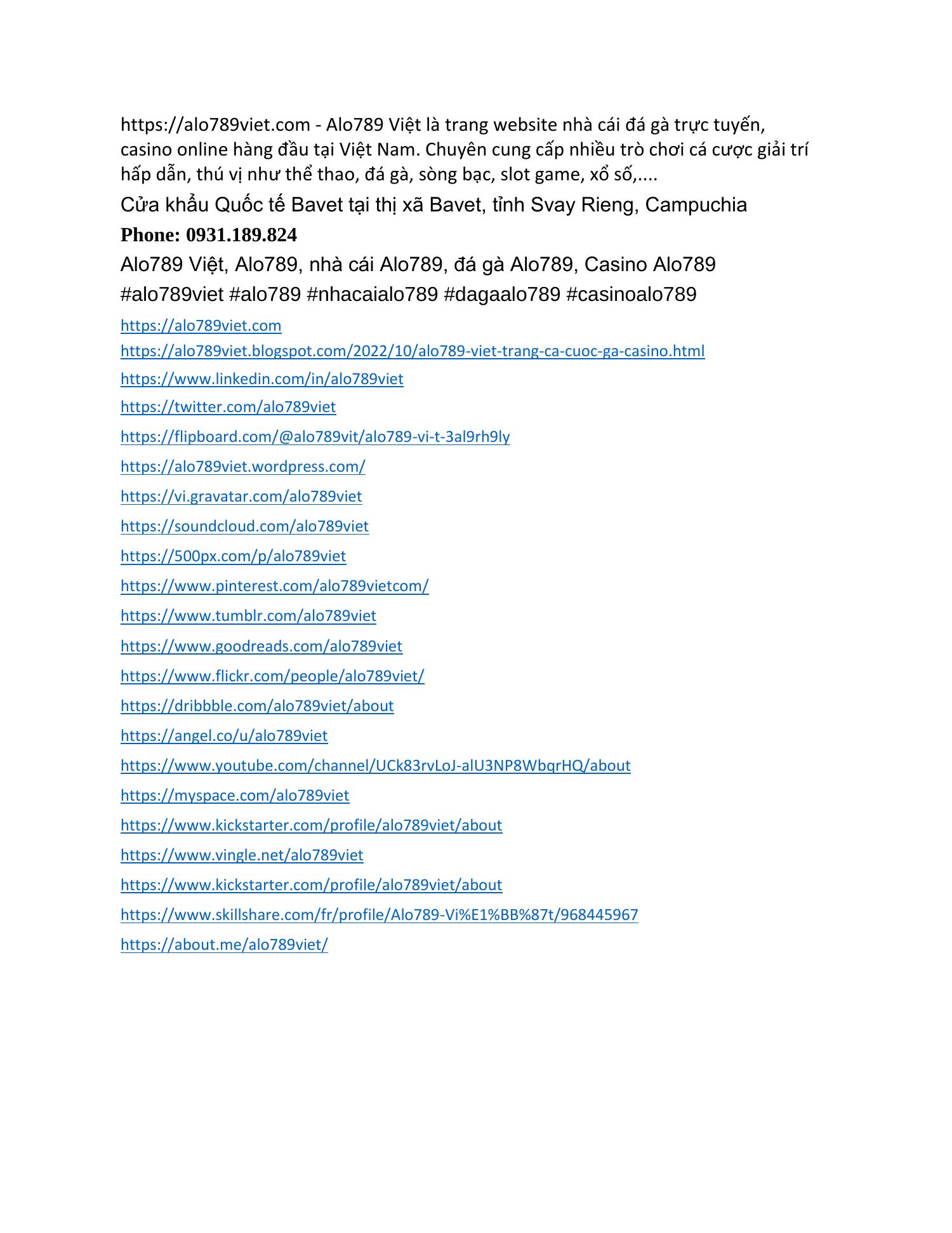 Alo789 Việt.docx | DocDroid