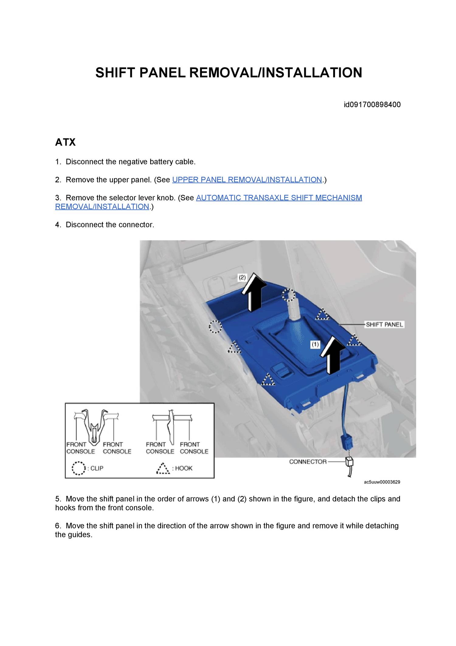 SHIFT PANEL REMOVAL.pdf | DocDroid
