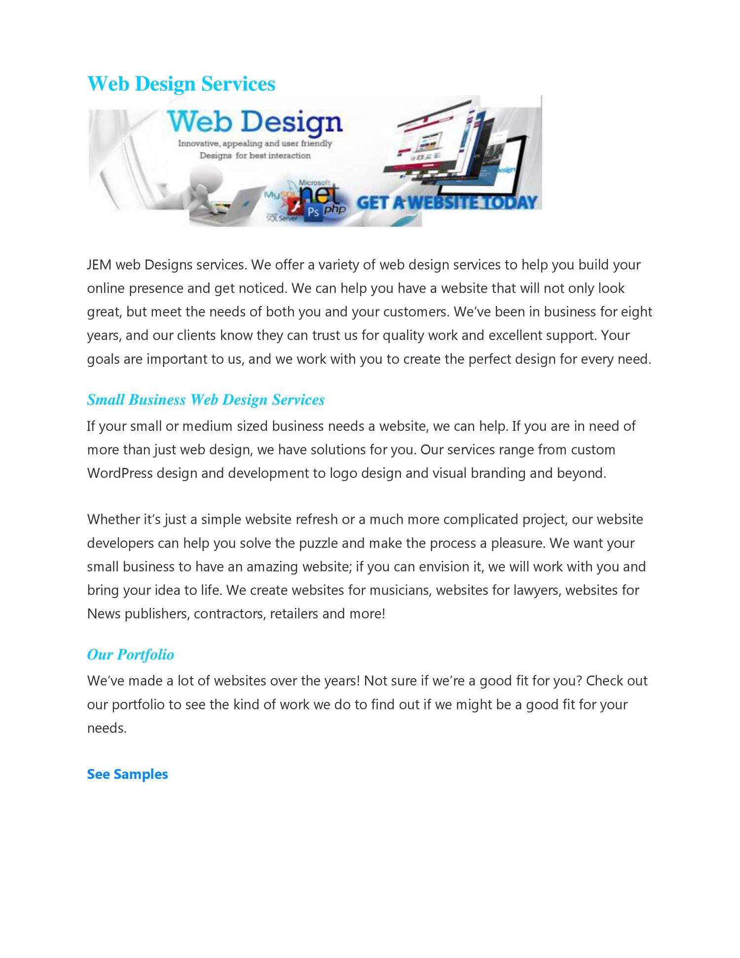 Web Design Services.pdf | DocDroid