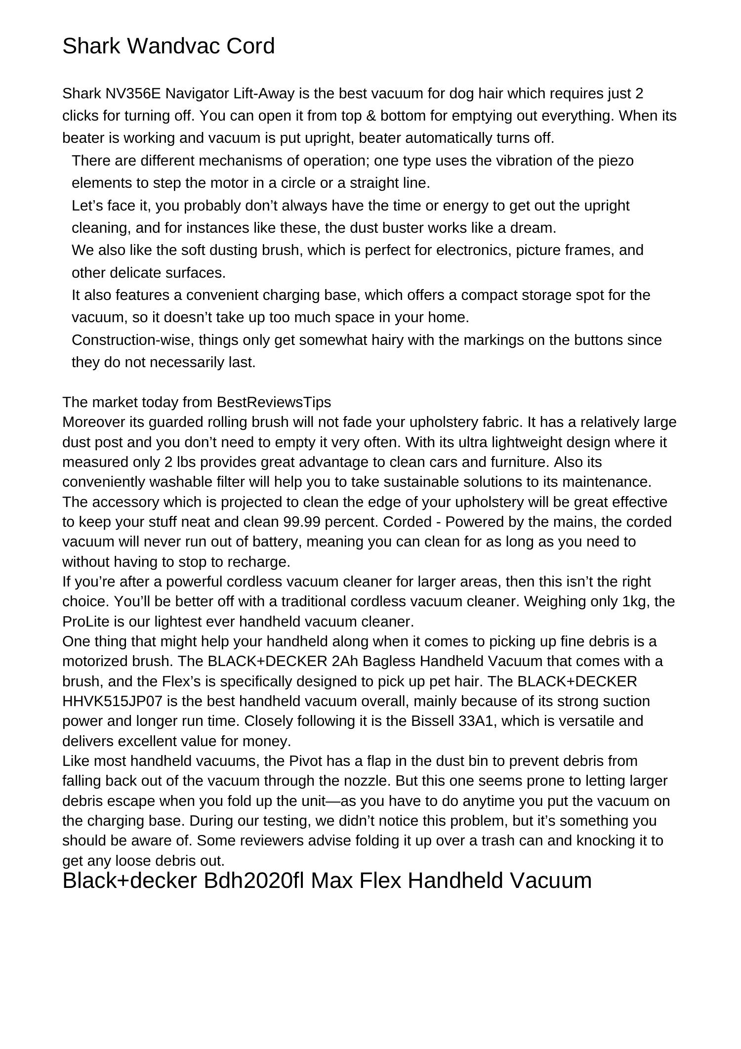 Shark Wandvac Cordrxpml.pdf.pdf | DocDroid