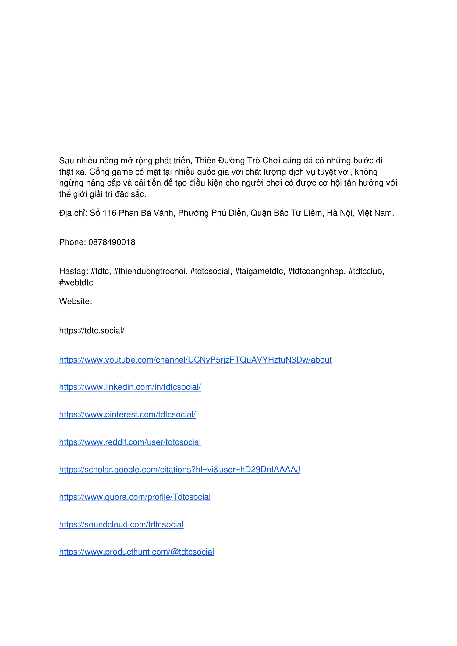 tdtcsocial.docx | DocDroid