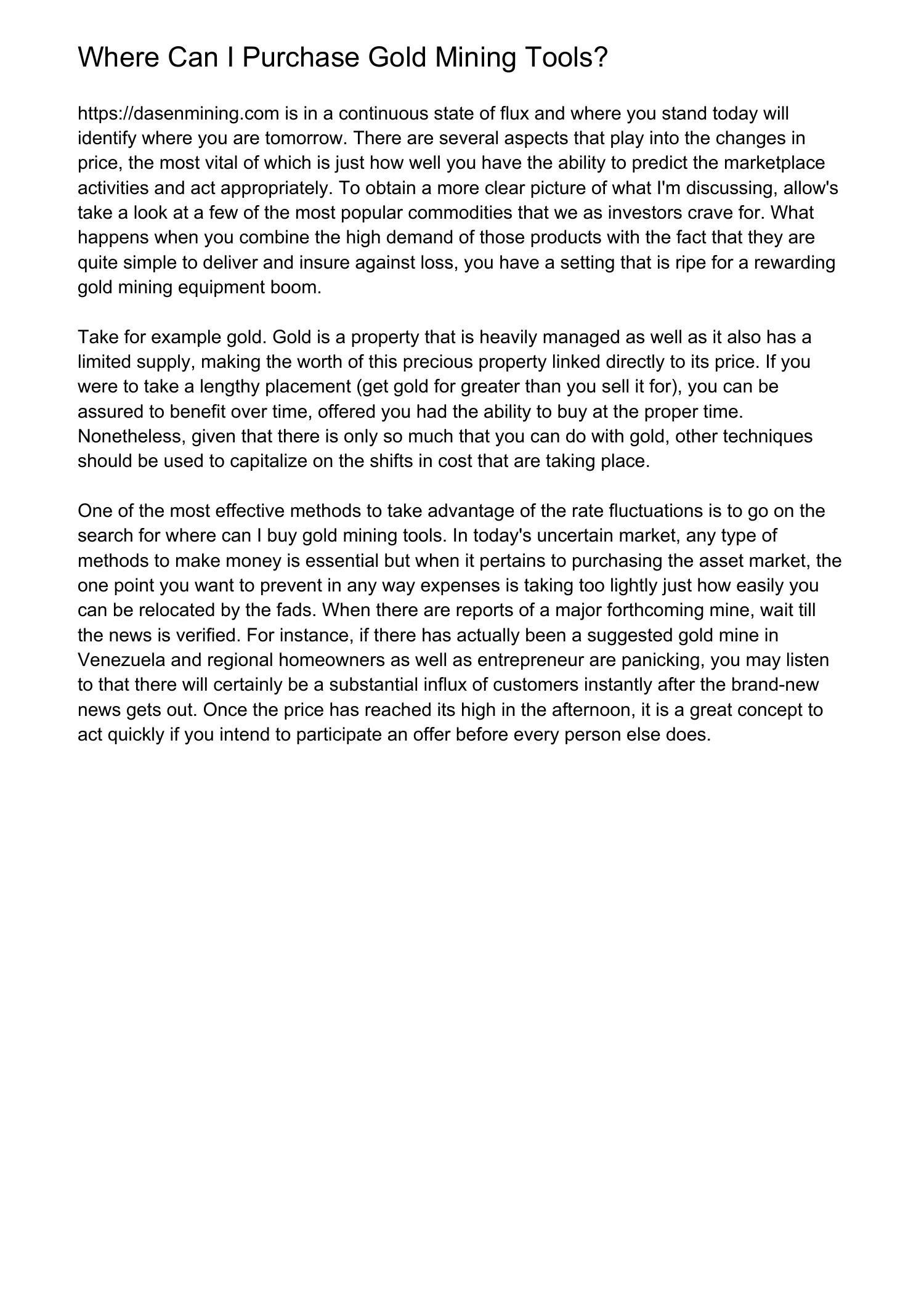 Where Can I Get Gold Mining Toolsozqlv.pdf.pdf | DocDroid