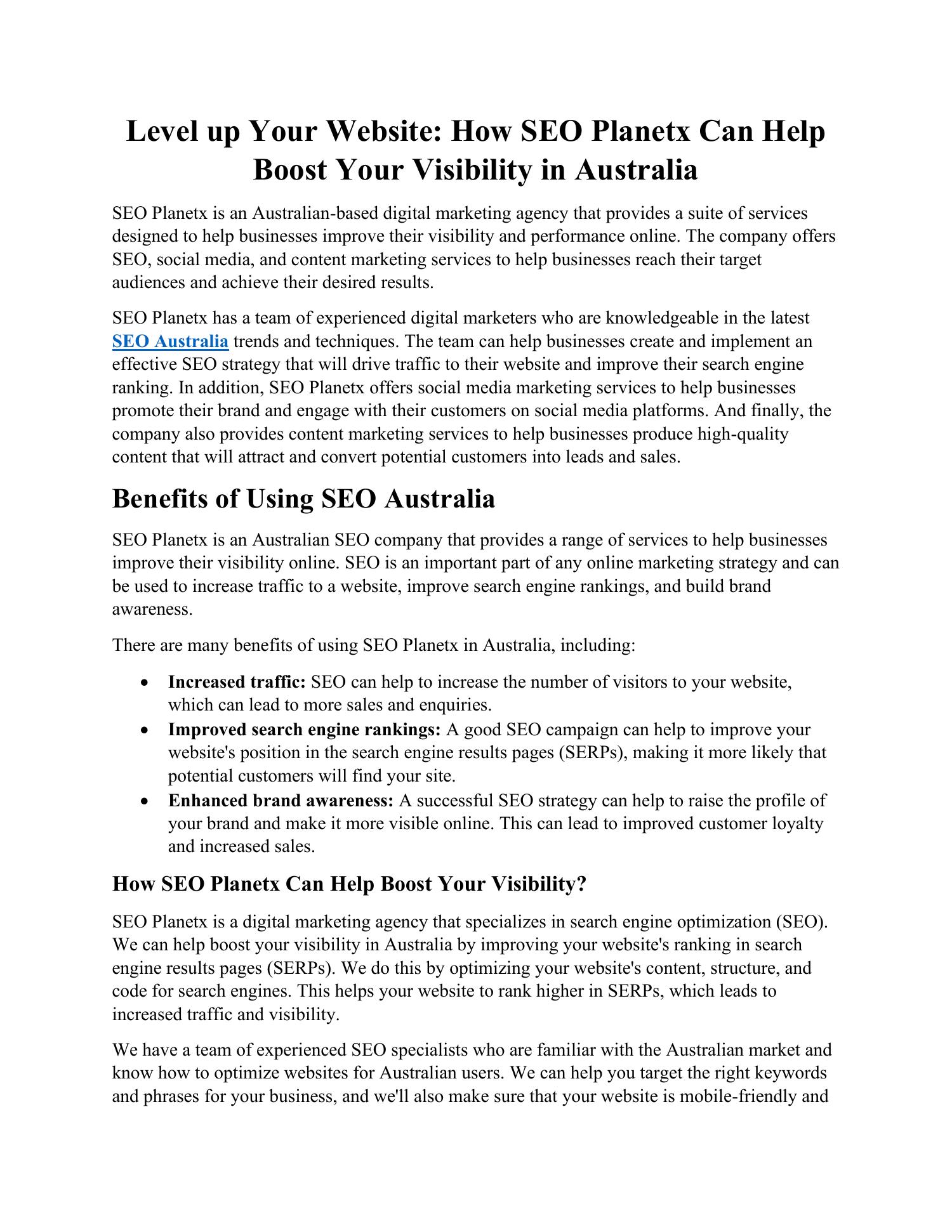 SEO Australia.docx | DocDroid