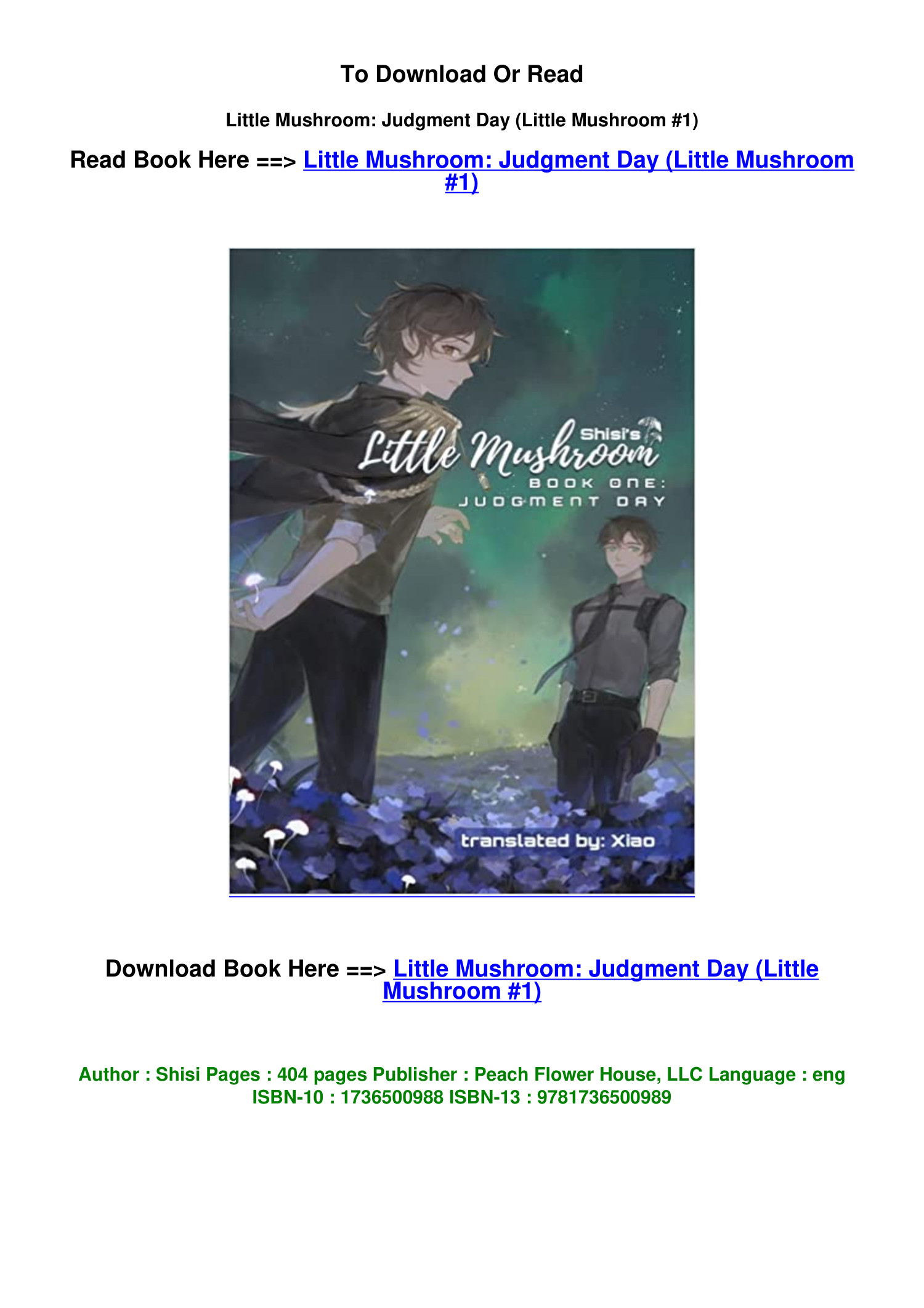 download PDF Little Mushroom Judgment Day Little Mushroom 1 By Shisi.pdf | DocDroid