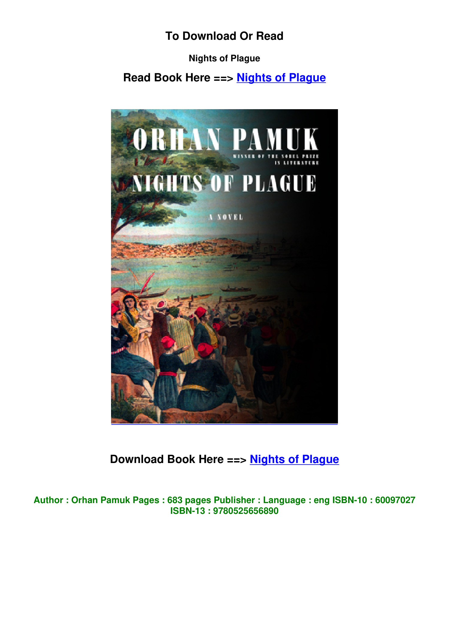 EPub Download Nights of Plague By Orhan Pamuk.pdf | DocDroid