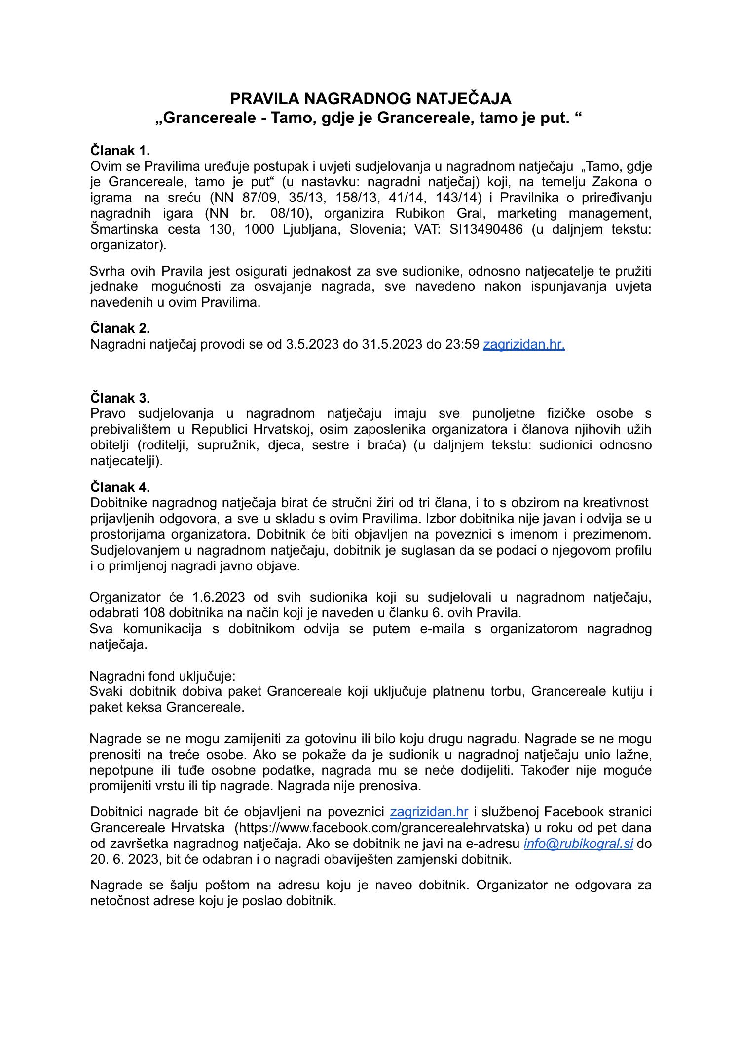 Grancereale_PRAVILA NAGRADNOG NATJEČAJA (1).pdf | DocDroid