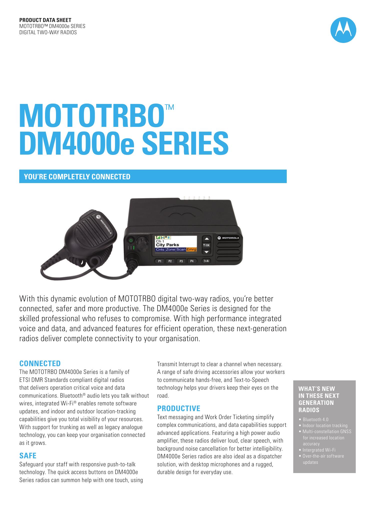 Motorola DM4000E Brochure.pdf | DocDroid