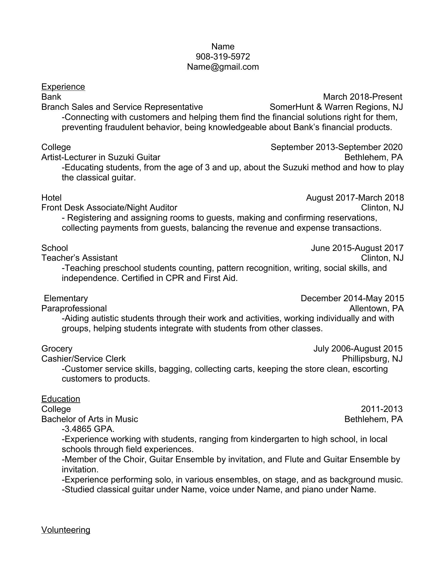 Test Resume.pdf | DocDroid